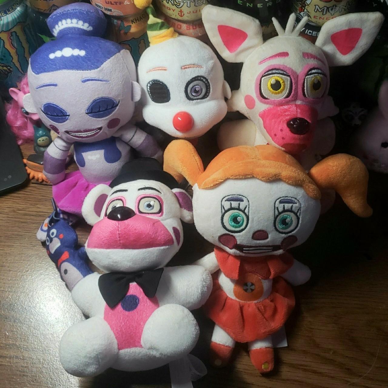 Fnaf sister location plushies, full set (minus... - Depop