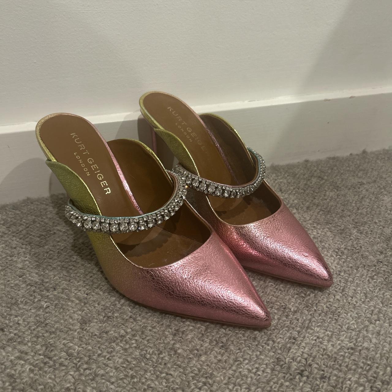 Stunning Kurt Geiger heels, size 39. Worn once to a... - Depop