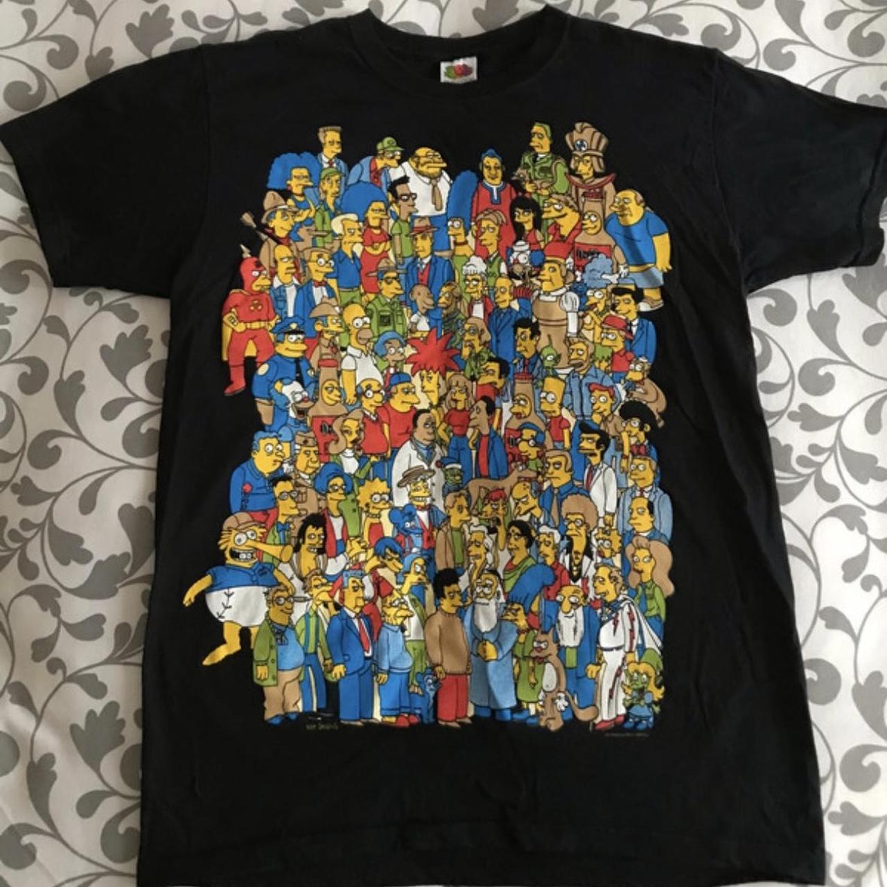 Simpsons tee (M) Crazy Simpsons early 2000s tee... - Depop