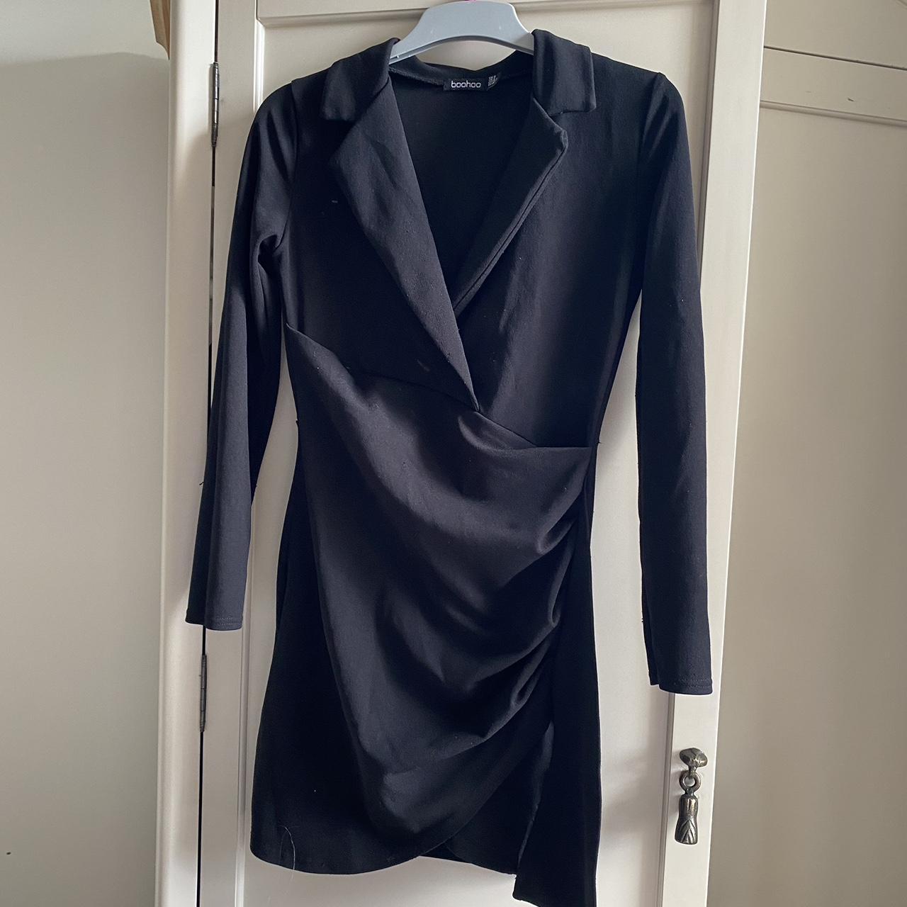 Boohoo black blazer dress - Depop
