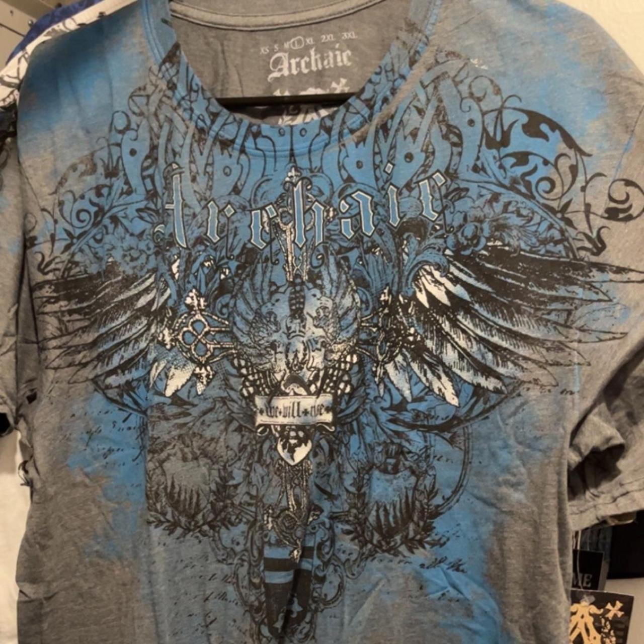 Cool graphic affliction design Haven’t soon too many... - Depop