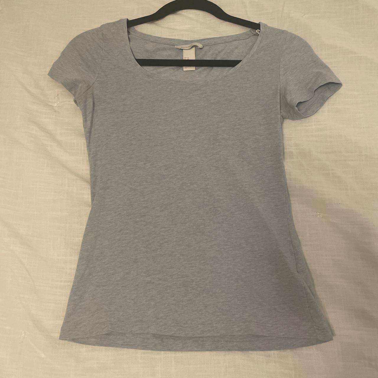 H&M xs light blue top - Depop