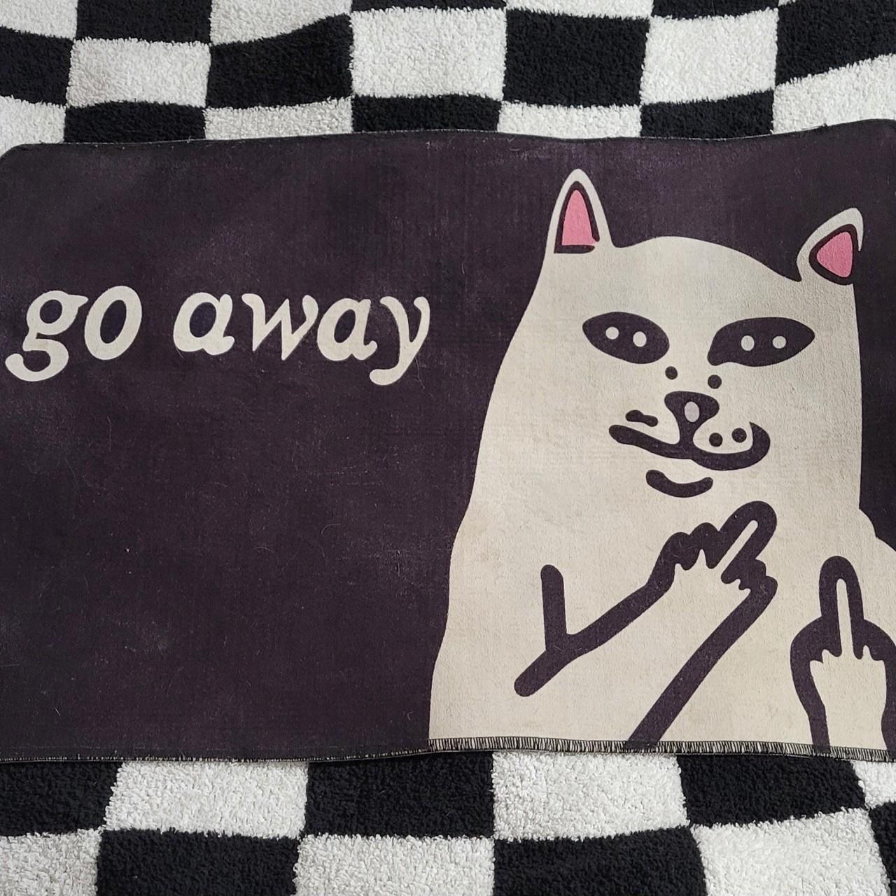 Used RIPnDIP doormat rug nermal. Some minor stains. - Depop