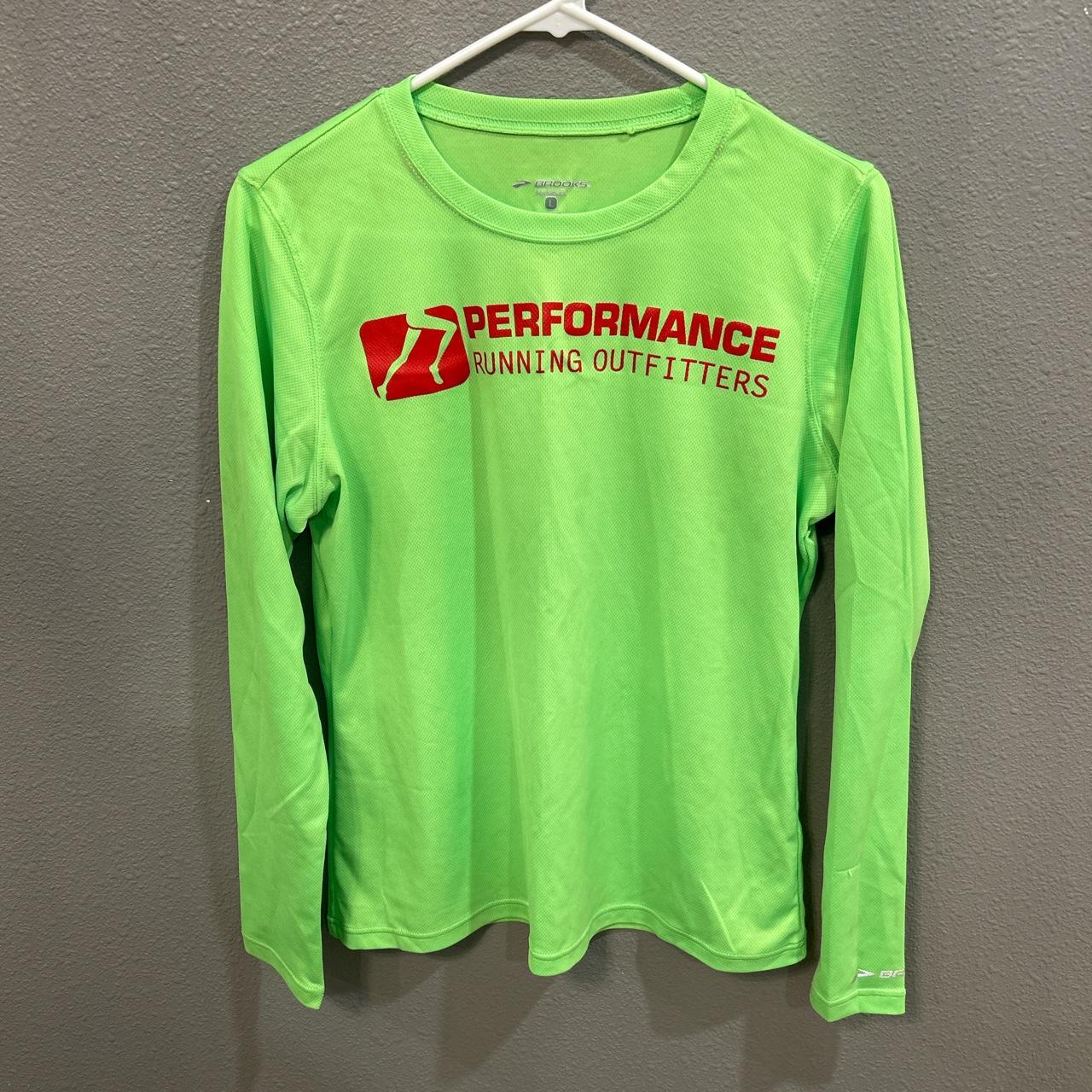 Neon running shirt from PRO (says L but fits like a... - Depop