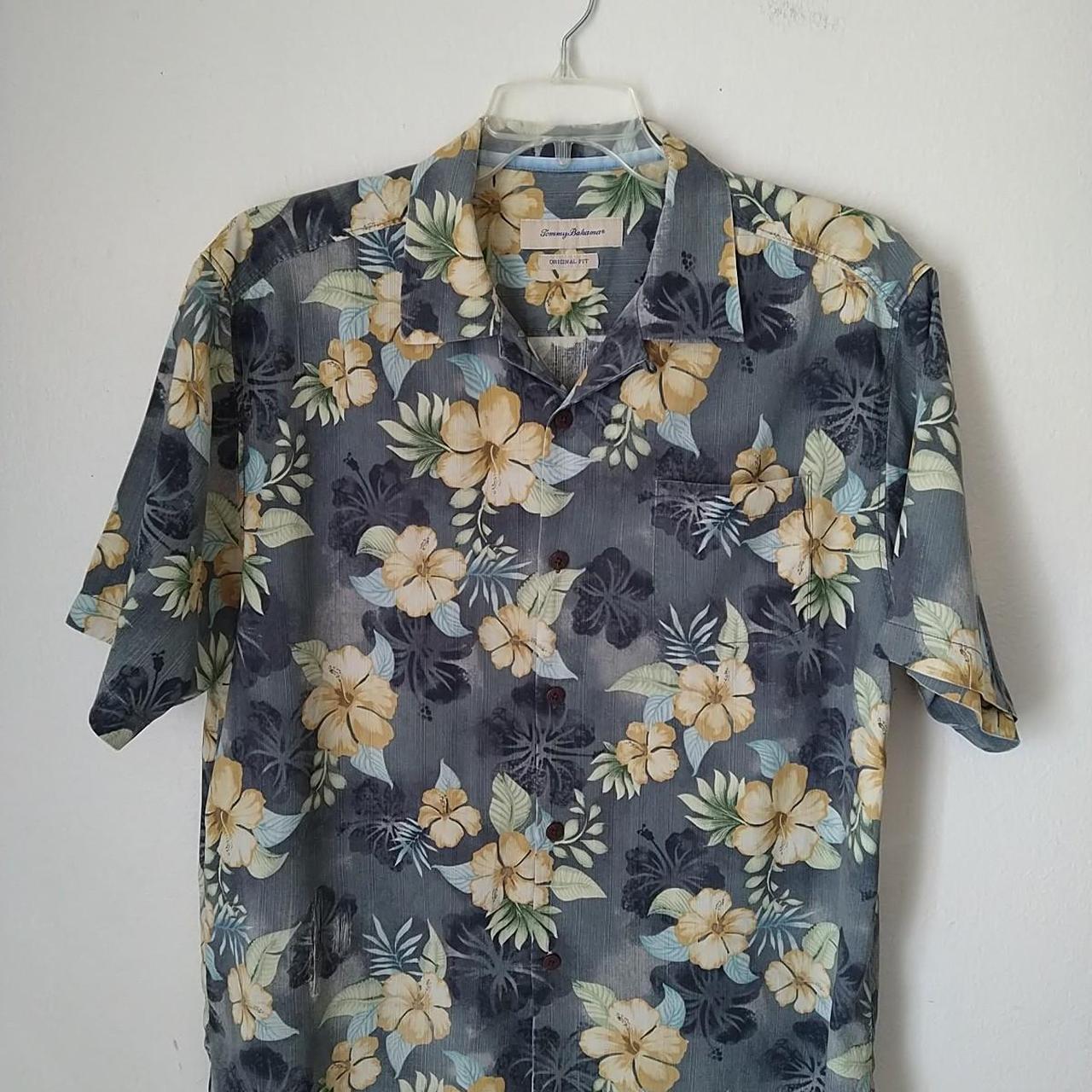 Tommy Bahama 100% Silk Hawaiian Shirt Men's... - Depop
