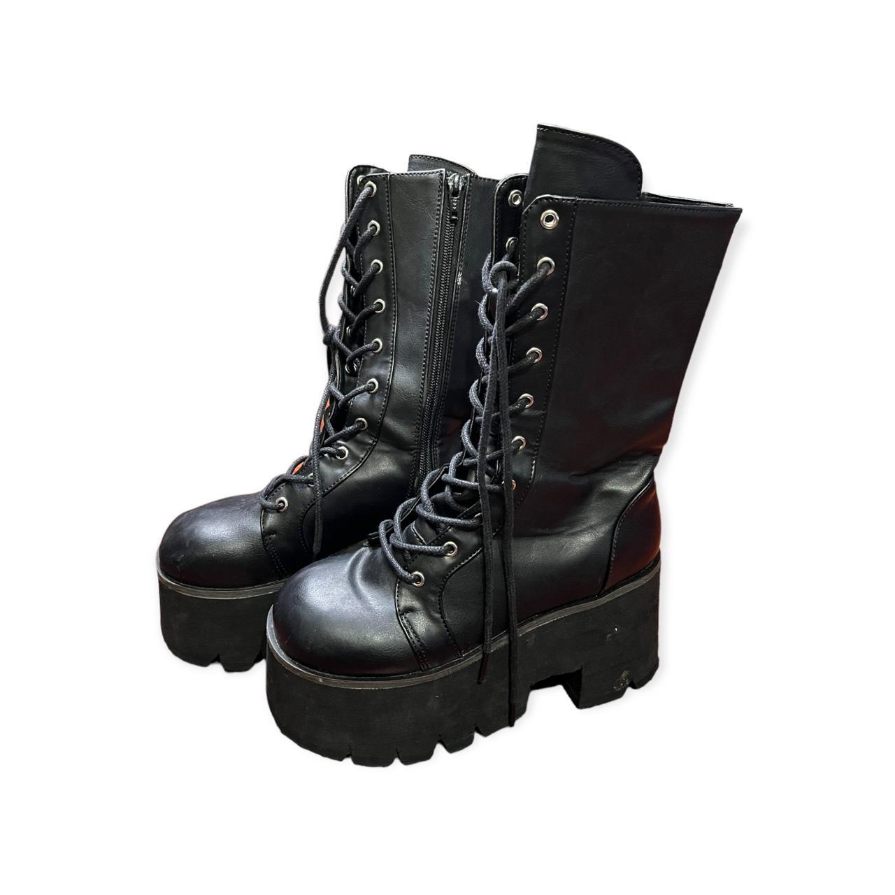 Demonia Goth Platform Boots I Love These To Stomp Depop