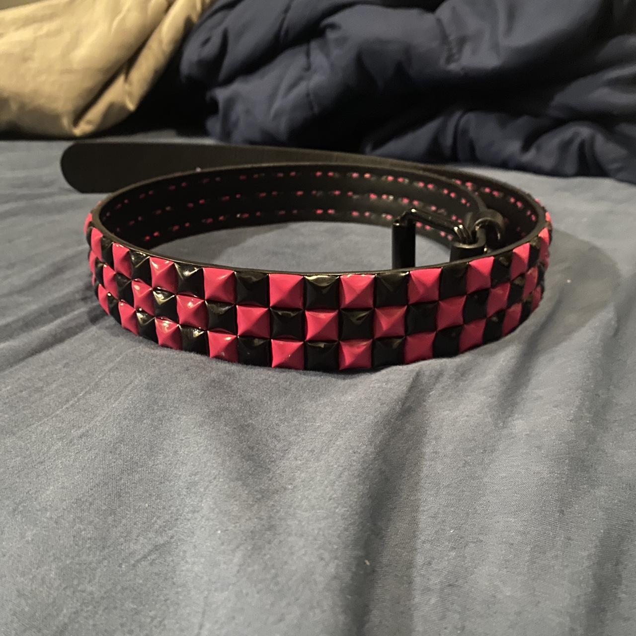 PINK SCENE BELT #scene #emo #y2k #scenemo #2000 - Depop