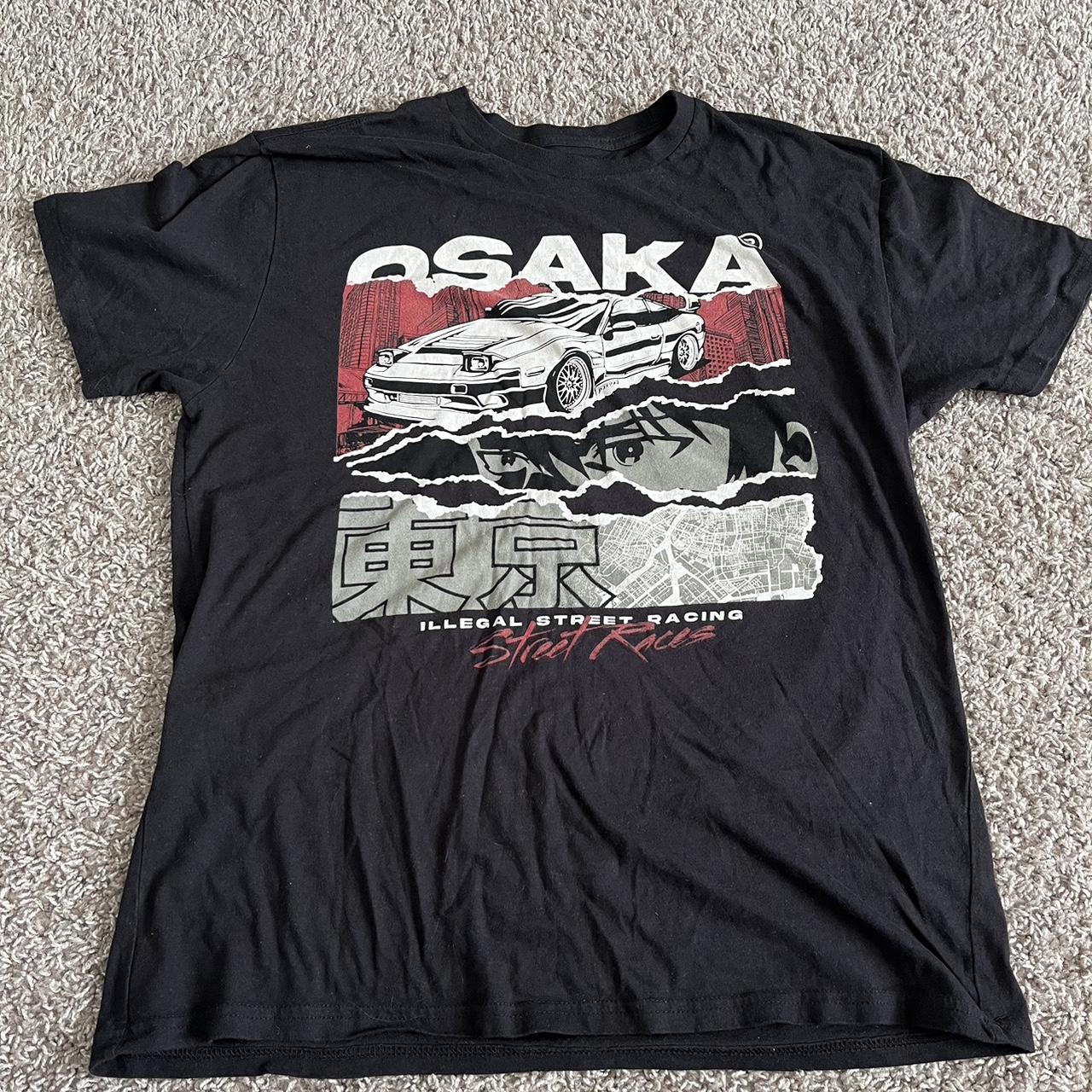 japanese osaka street racing design tshirt #japan... - Depop