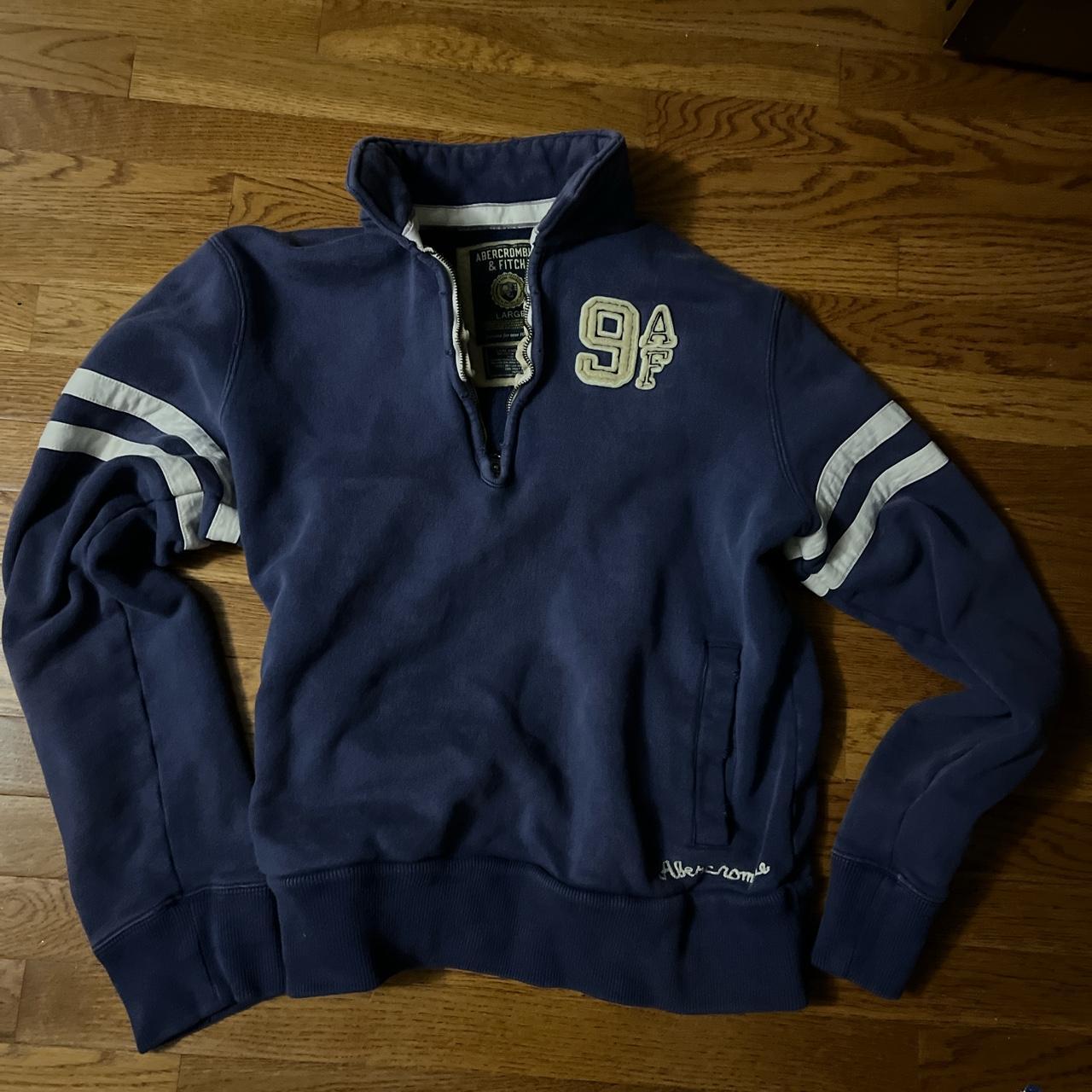 Vintage Abercrombie Quarter Zip - Depop
