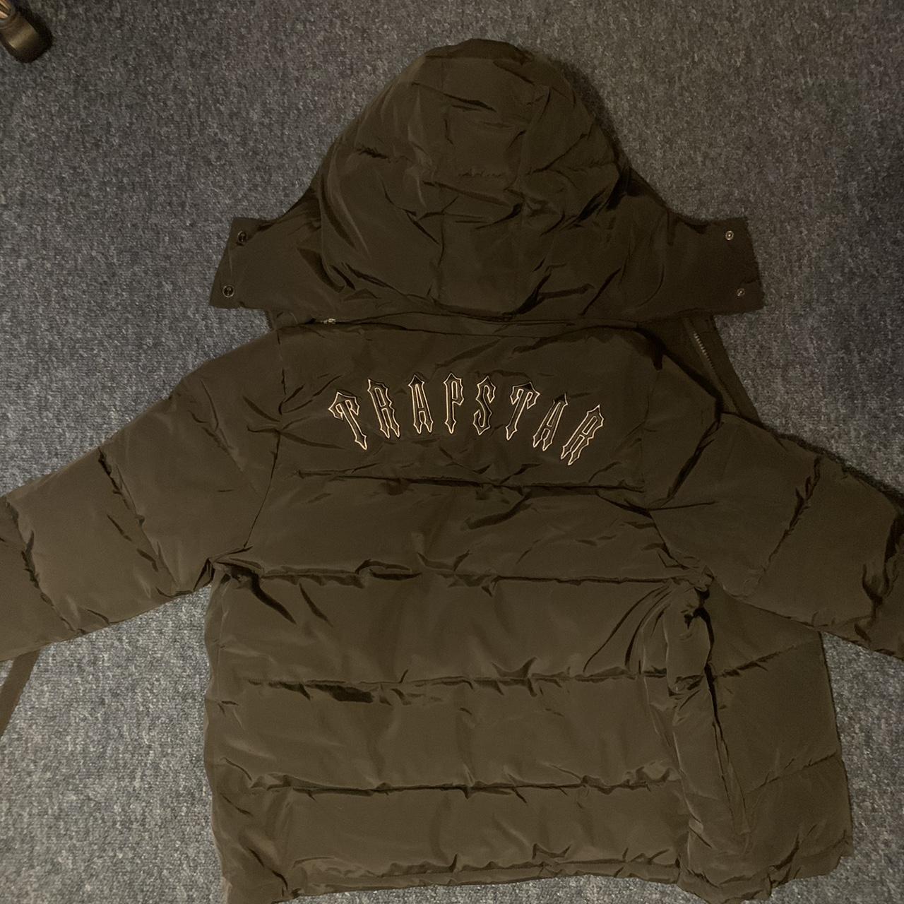 black trapstar coat size medium - Depop