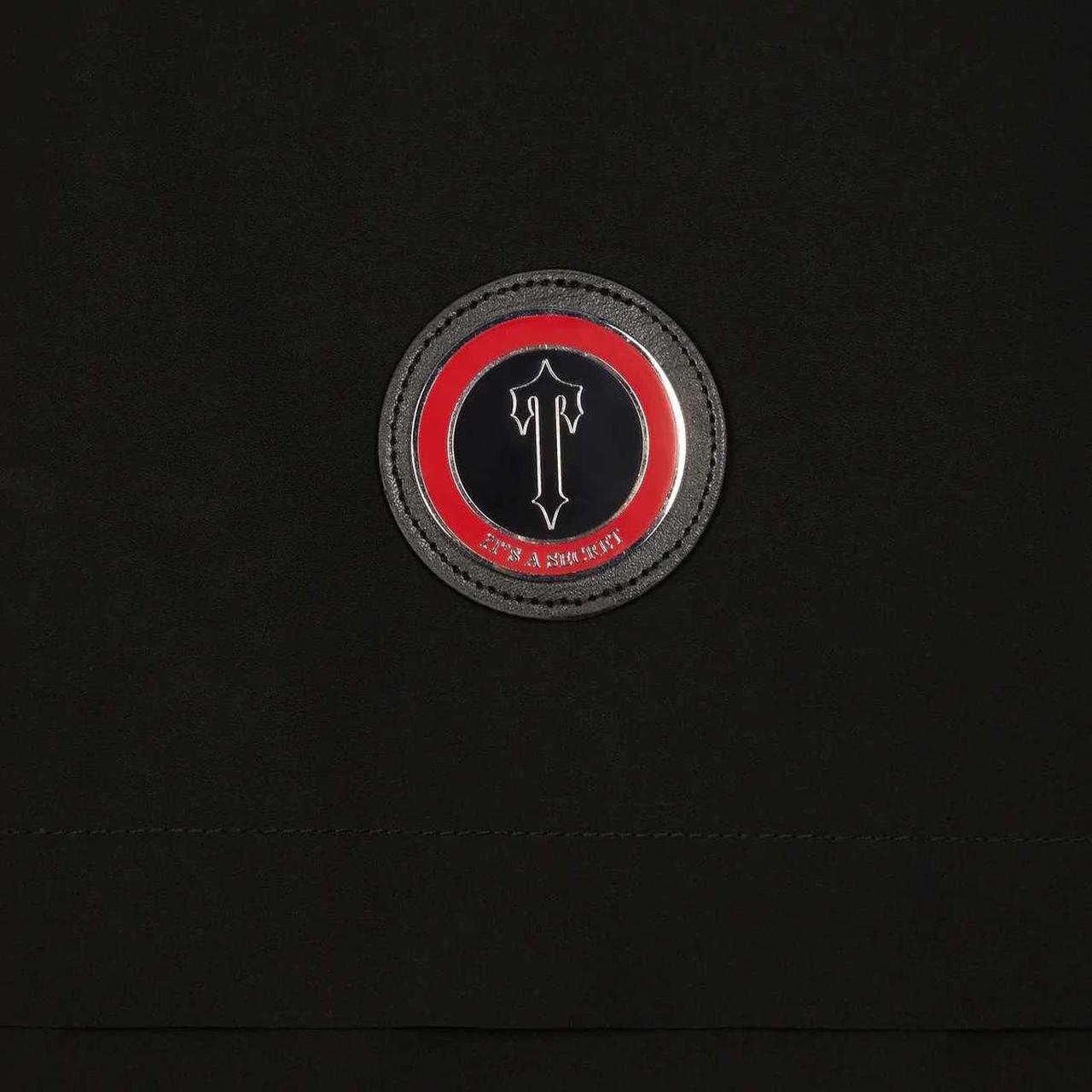 black red trapstar iron gate windbreaker brand new... - Depop