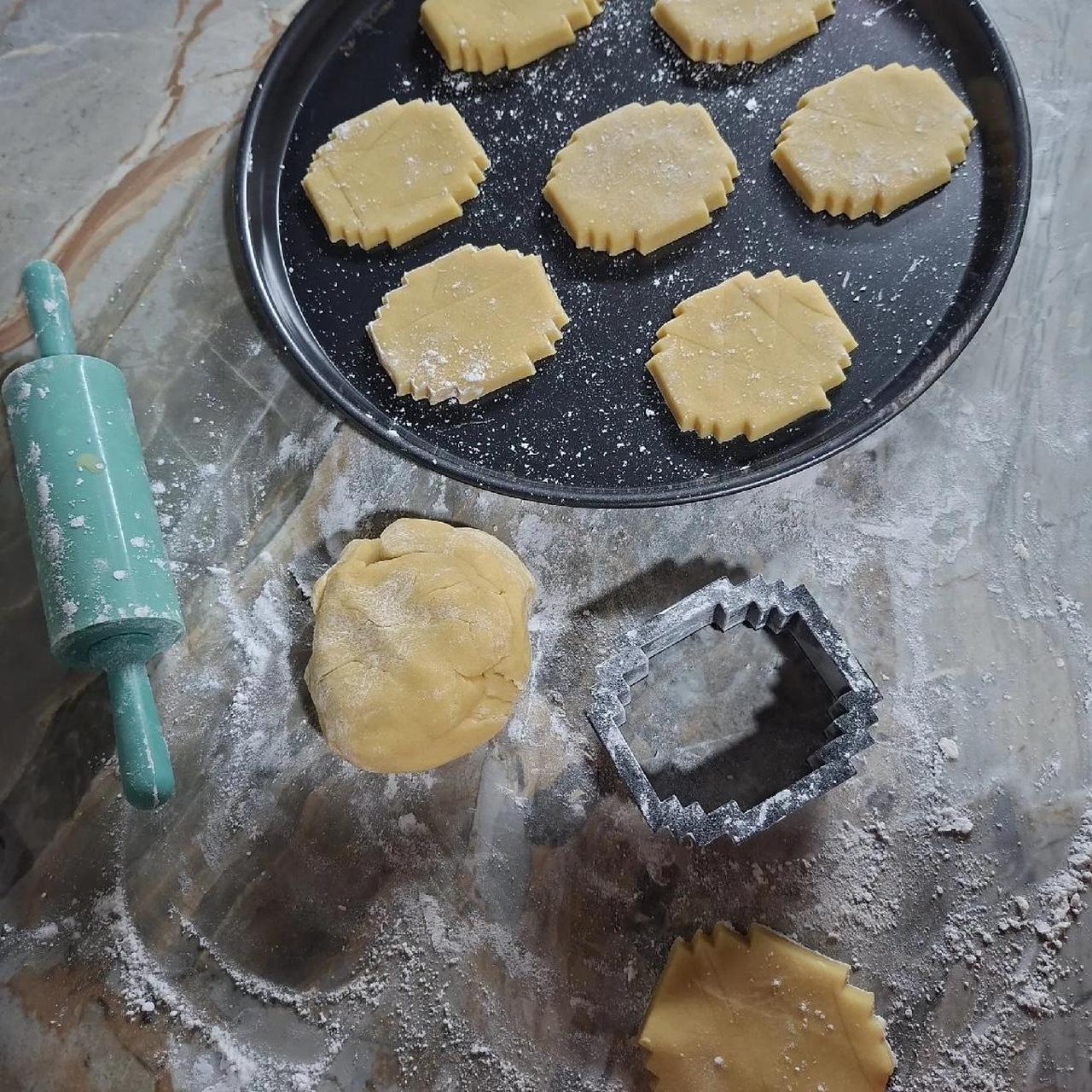 Black 3D printed Minecraft cookie shaped cookie... | Depop