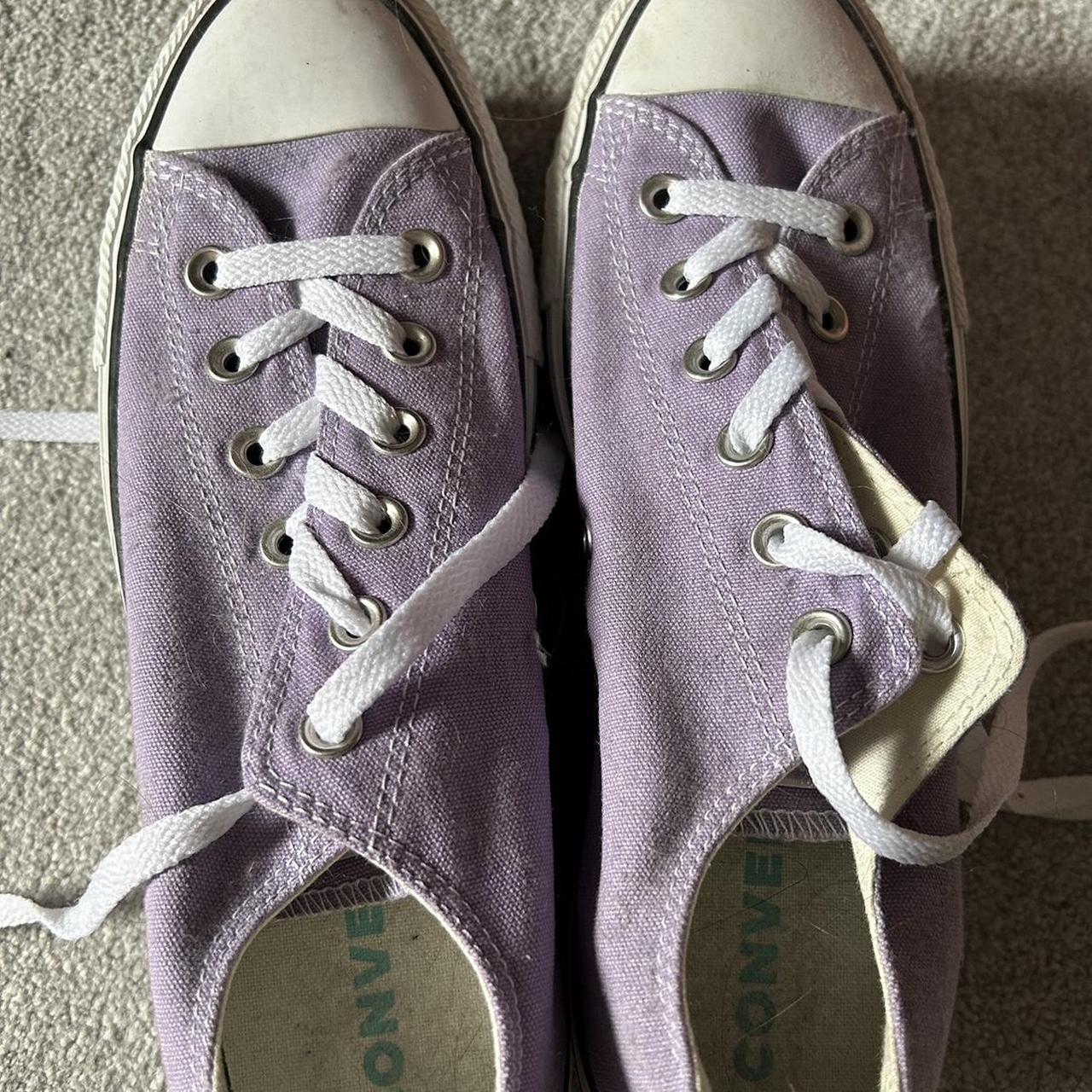 CONVERSE PASTEL TRAINERS!! The coolest platform... - Depop