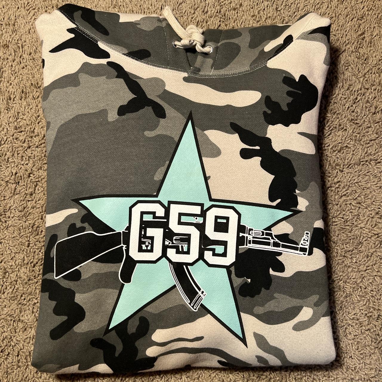 GREYFIVENINE SUICIDEBOYS ARTIC CAMO AK HOODIE... - Depop