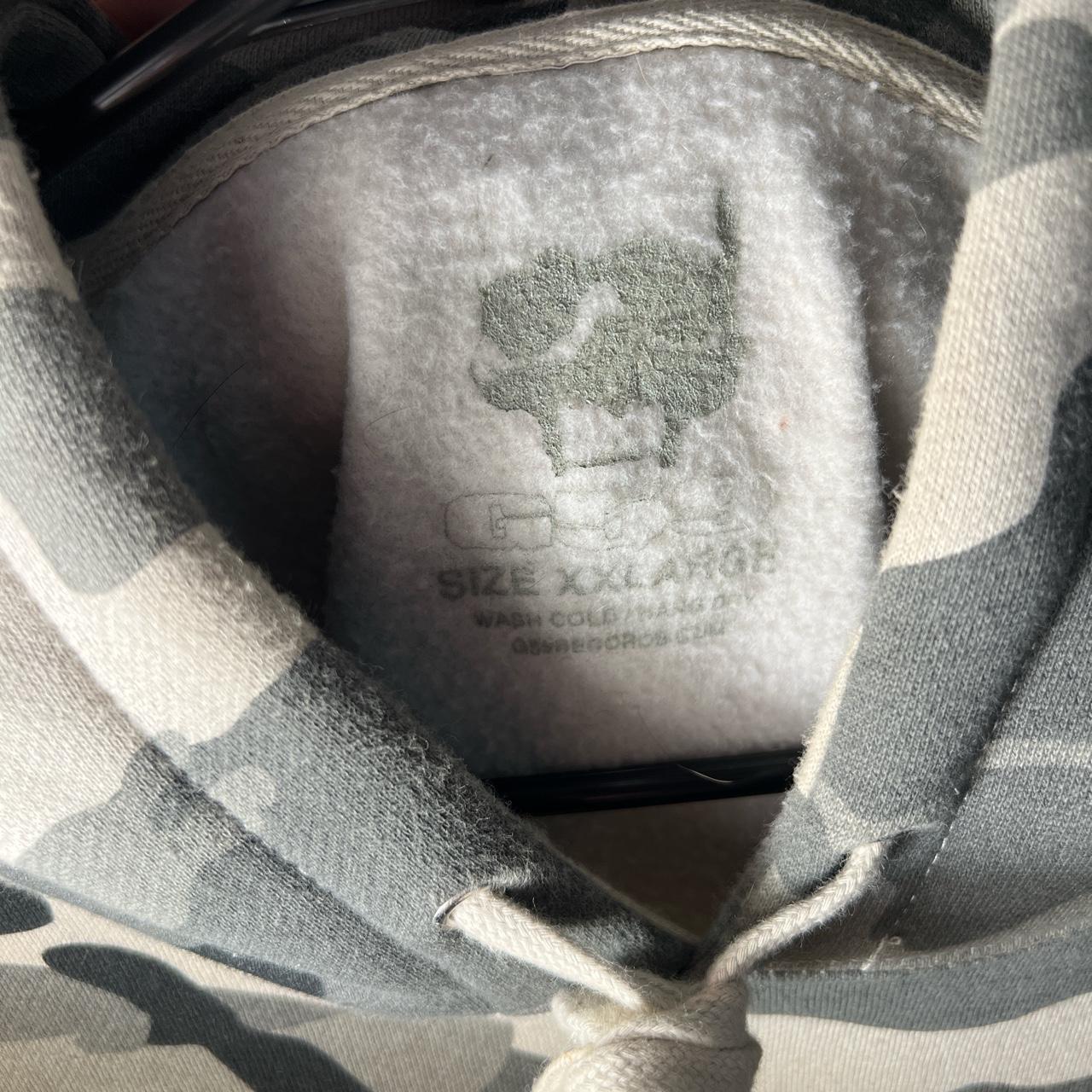 GREYFIVENINE SUICIDEBOYS ARTIC CAMO AK HOODIE... - Depop