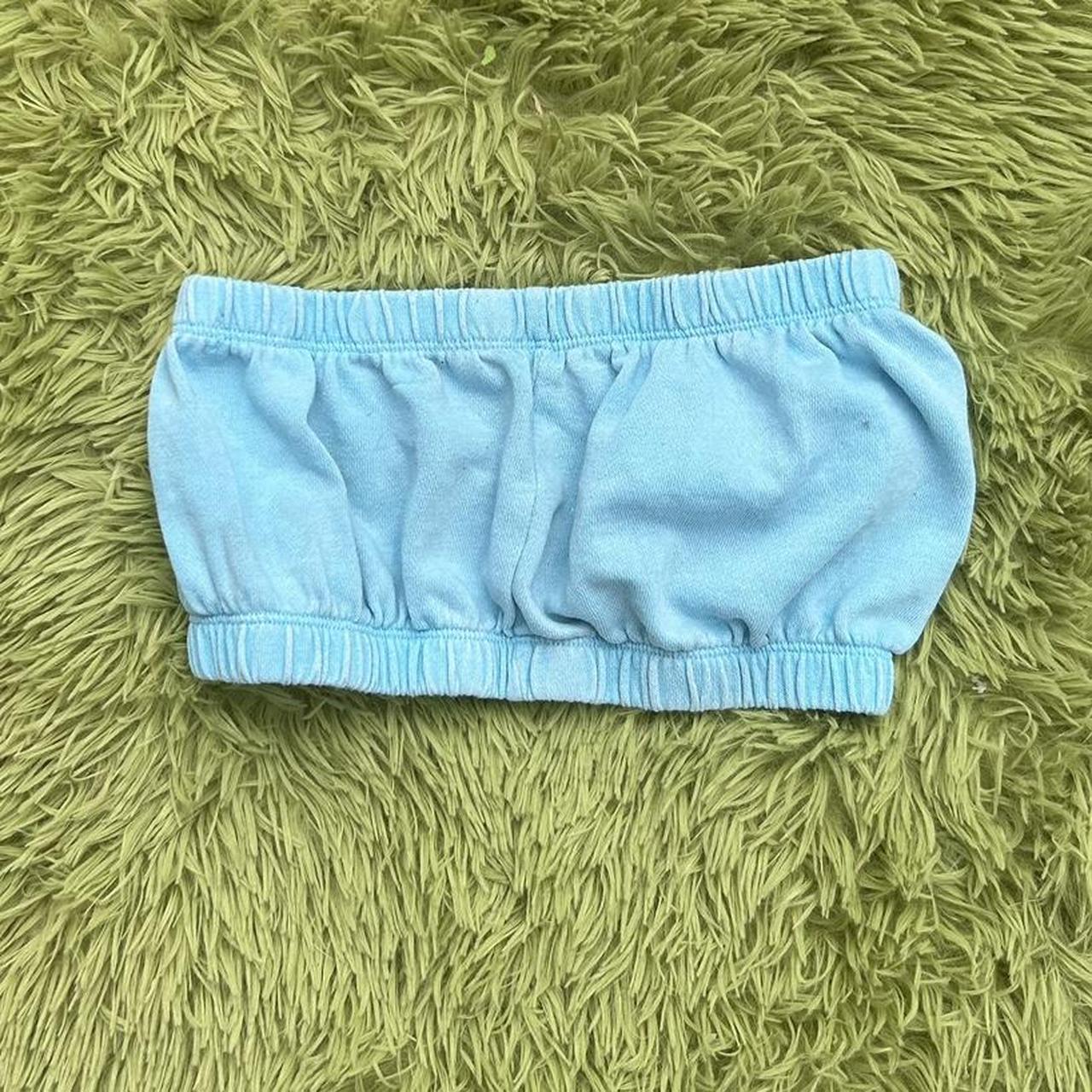 Pretty Blue Garage Crop Tube Top Very Cute And Depop