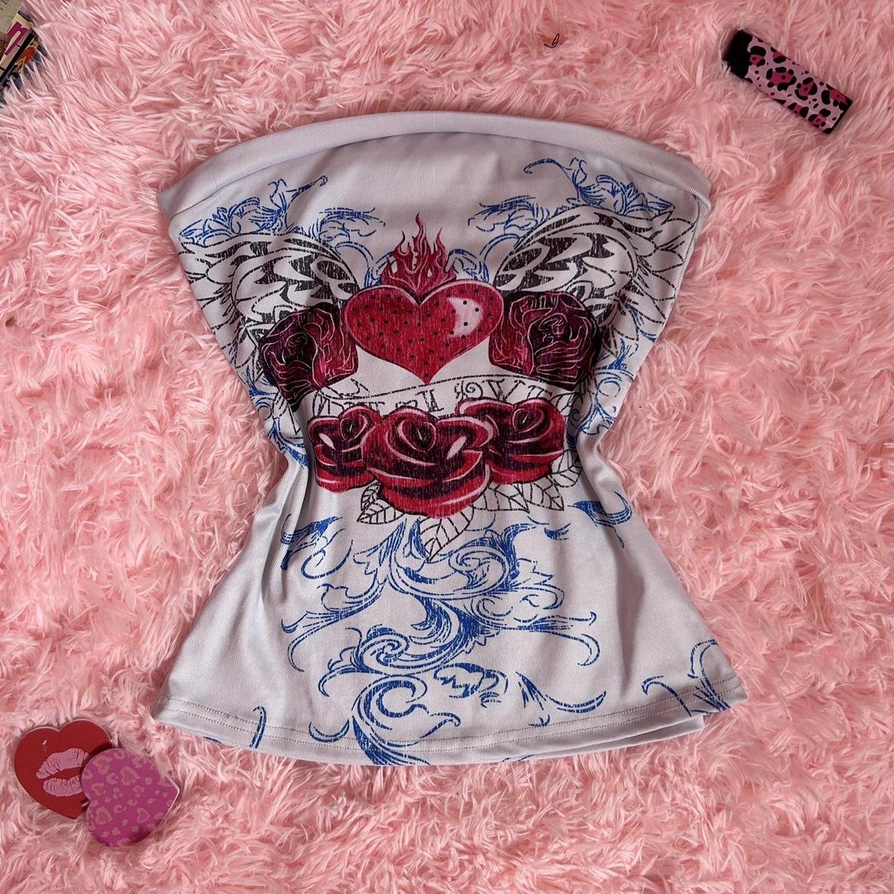 Mcbling tube top full coverage. Very flattering... - Depop