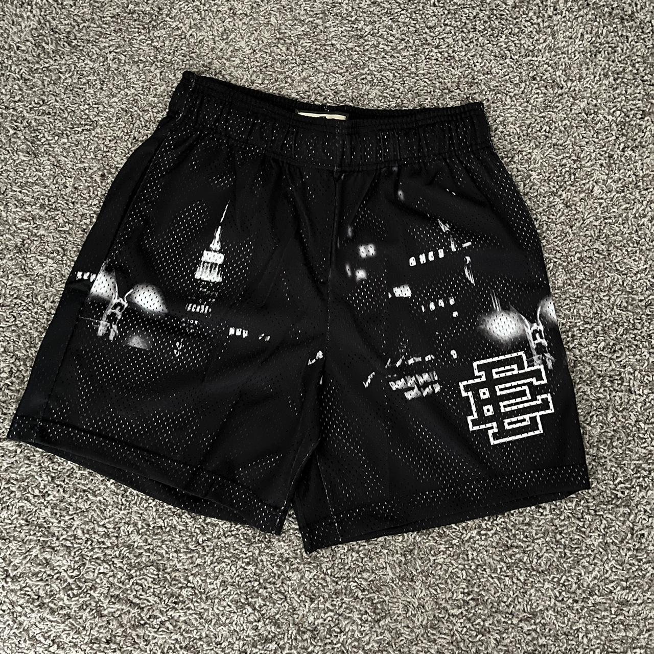 eric emanuel black white skyline short #ee... - Depop
