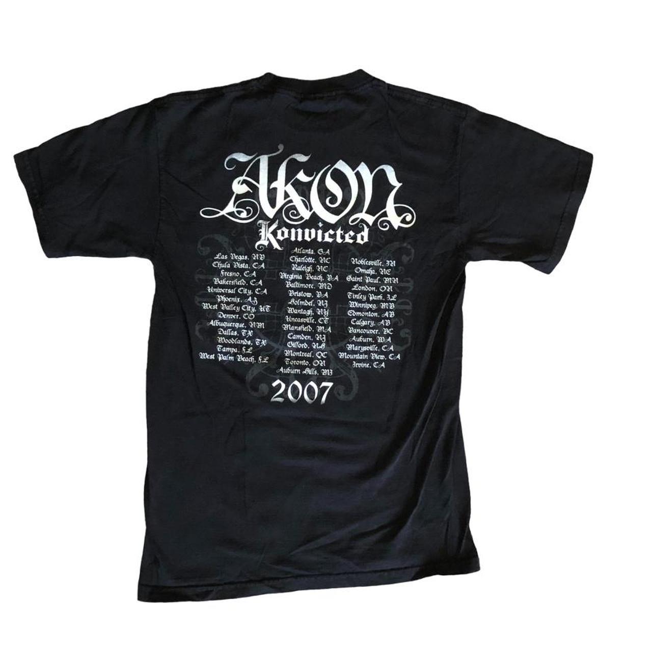 Akon 2007 Konvicted Official Tour T-shirt Size... - Depop