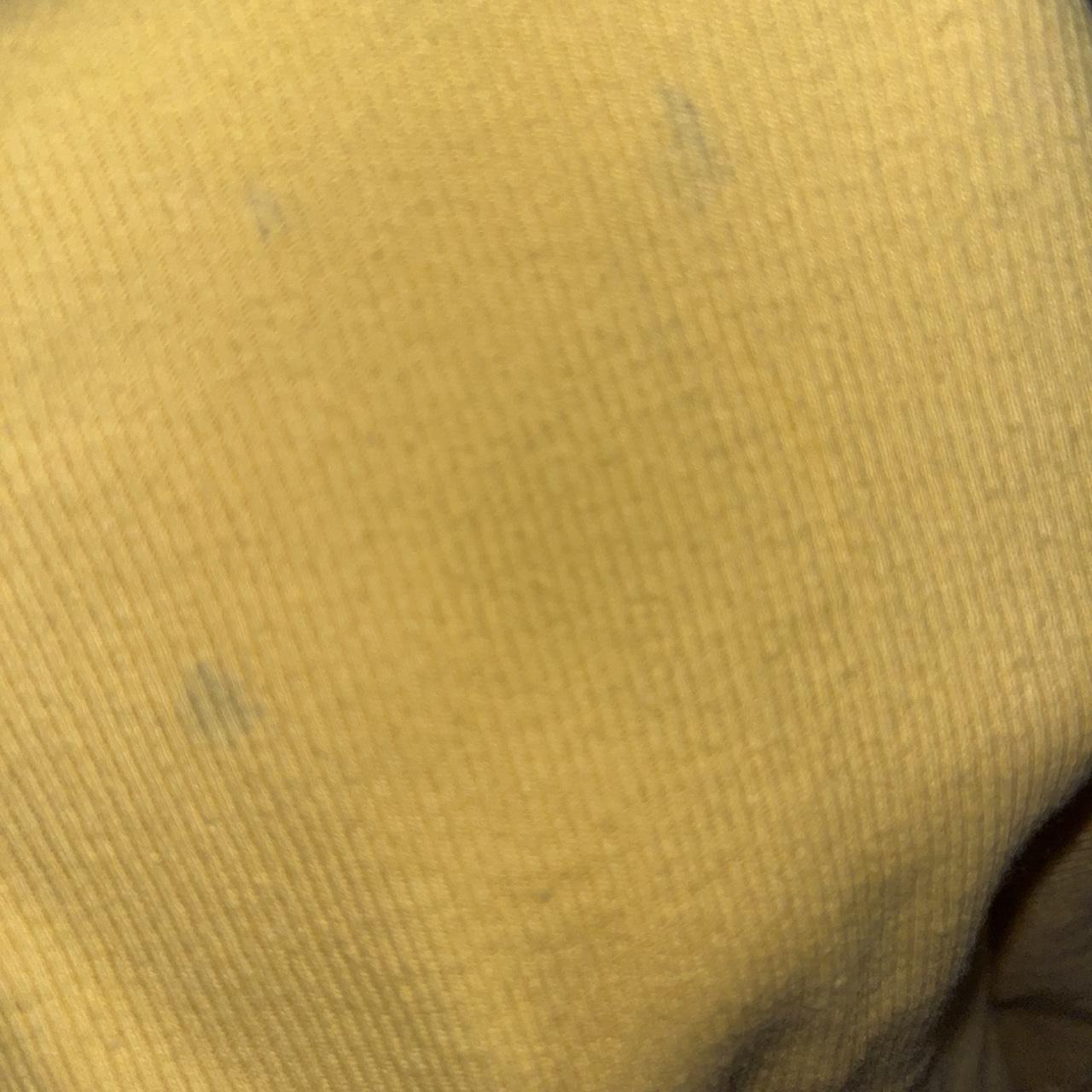 yellow lace tank top has a cute flower in the bottom... | Depop