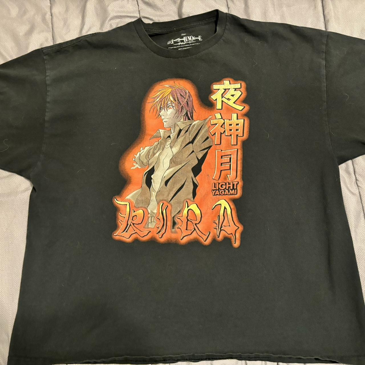 This is a Death Note graphic tee. Size 3XL - Depop