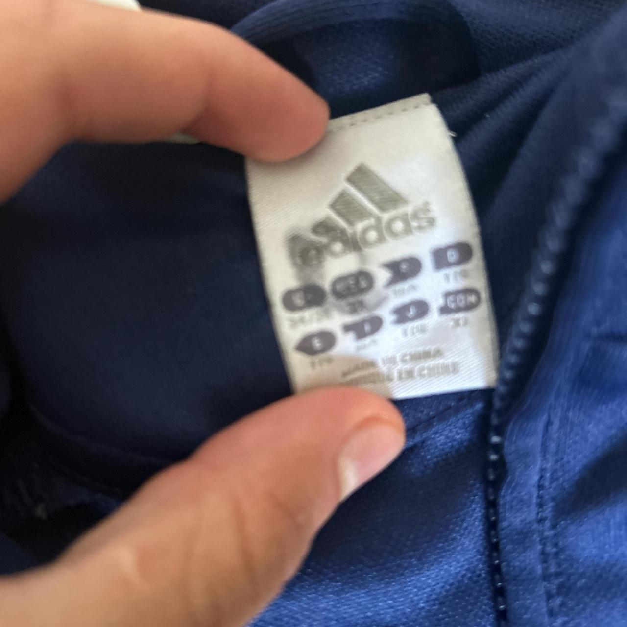 Super Cool Adidas Zip Up Tagged Xl But Fits Mens Depop