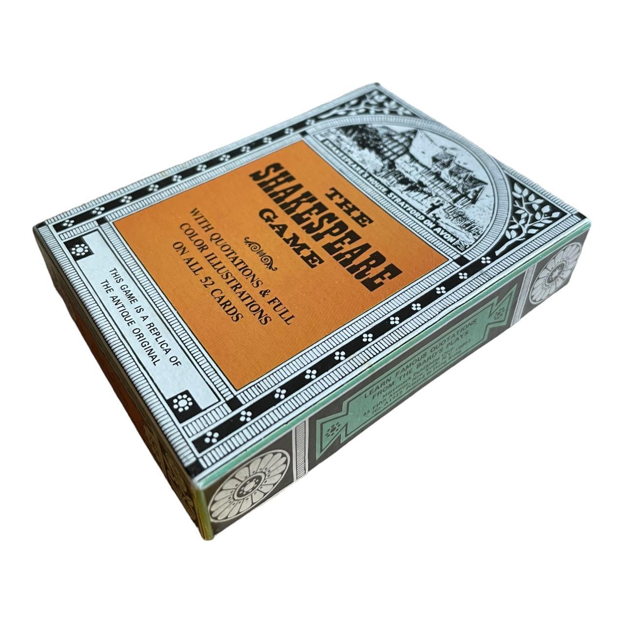 The Shakespeare Game Vintage card game - plays... - Depop