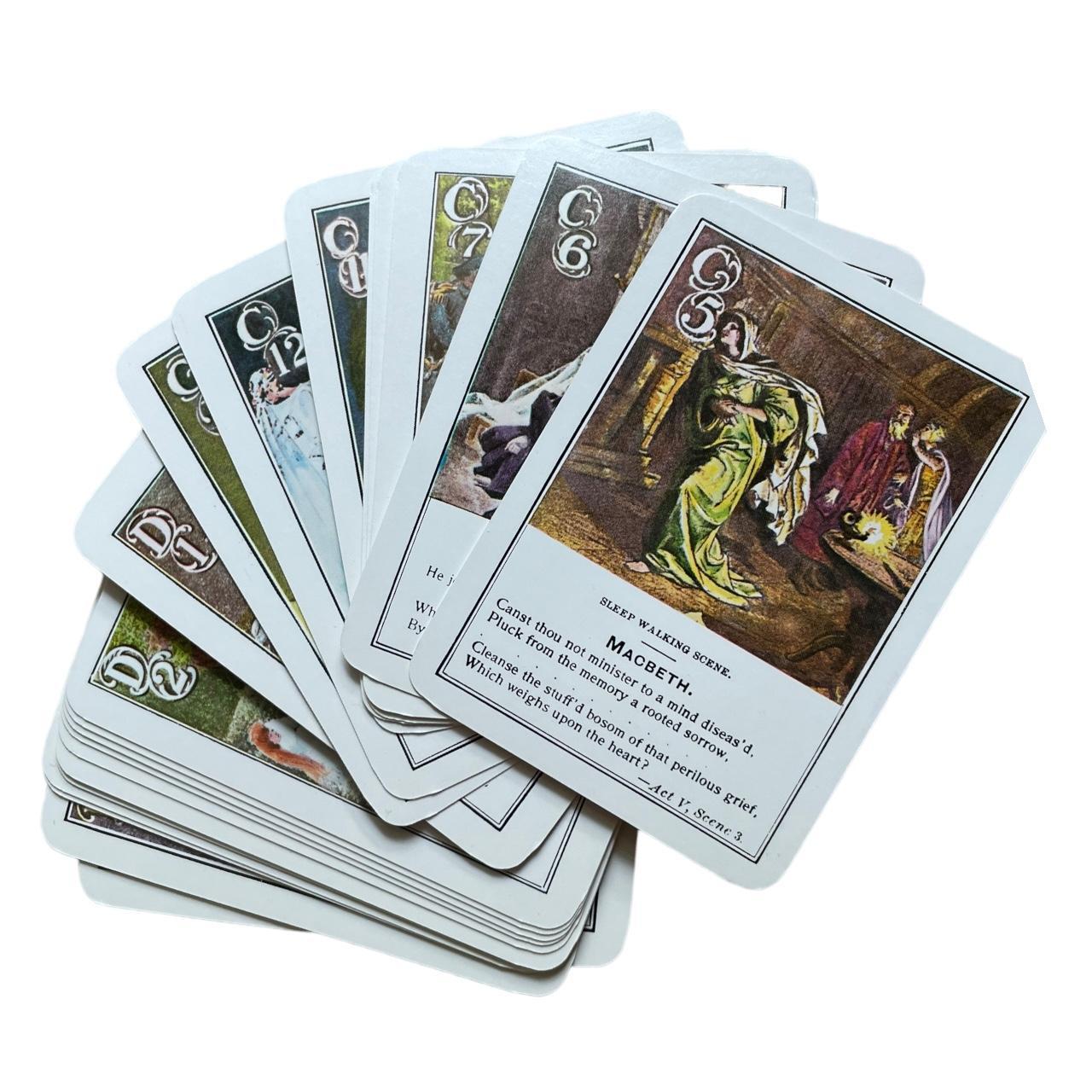 The Shakespeare Game Vintage card game - plays... - Depop