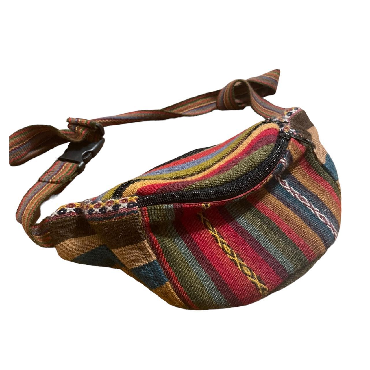 Boho Fanny Pack Bought originally in Peru - three... - Depop