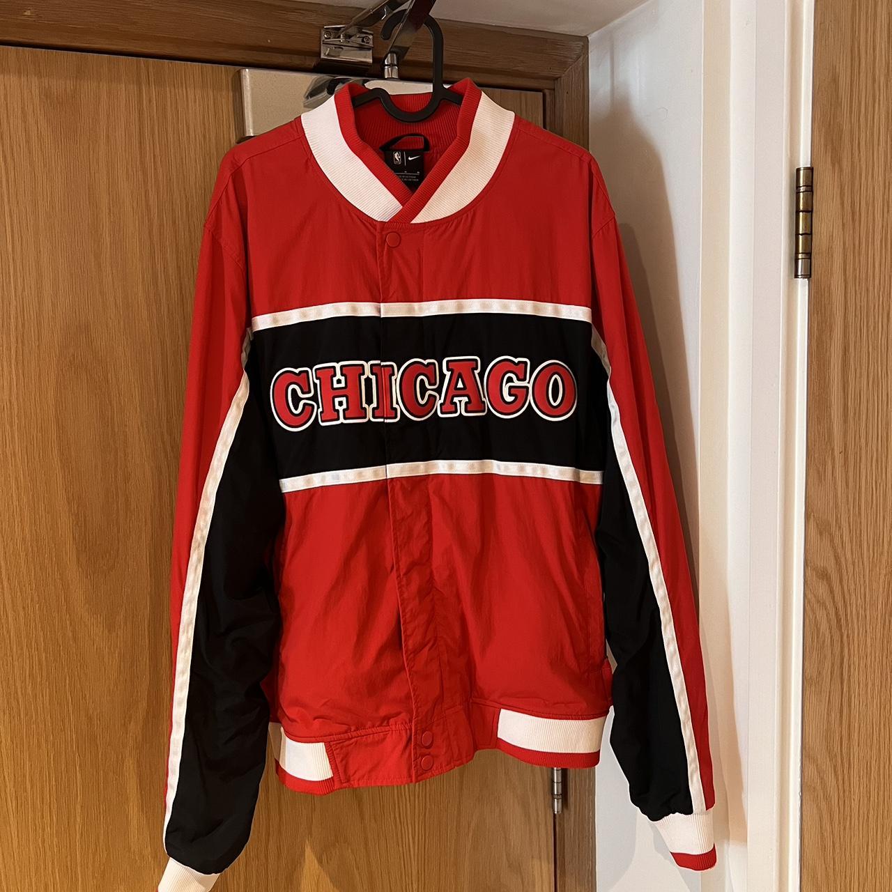Nike NBA chicago bulls varsity jacket - Depop