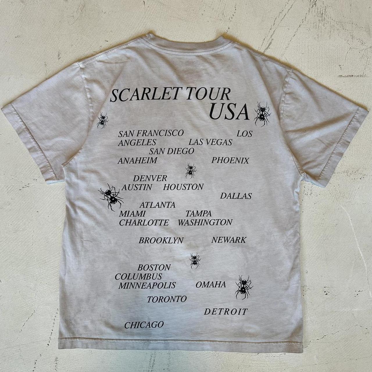 Doja Cat EXTREMELY RARE Scarlet Tour white and blue... - Depop