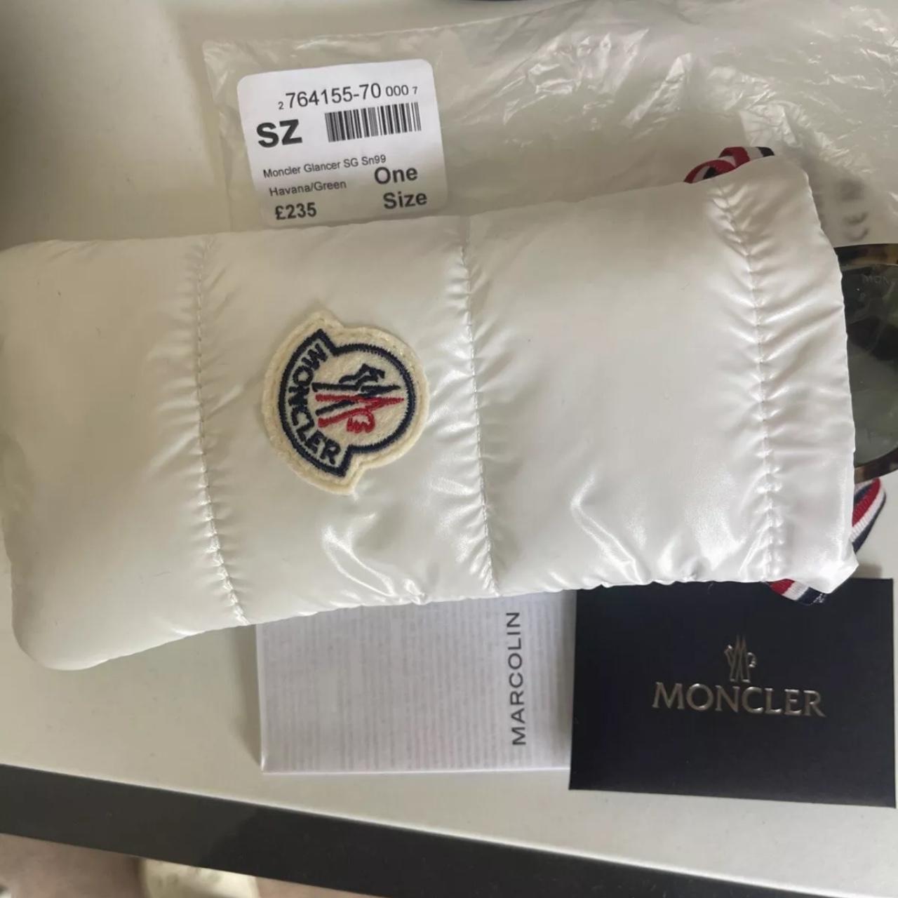 Moncler sunglasses Brand new Real! Comes with pouch - Depop