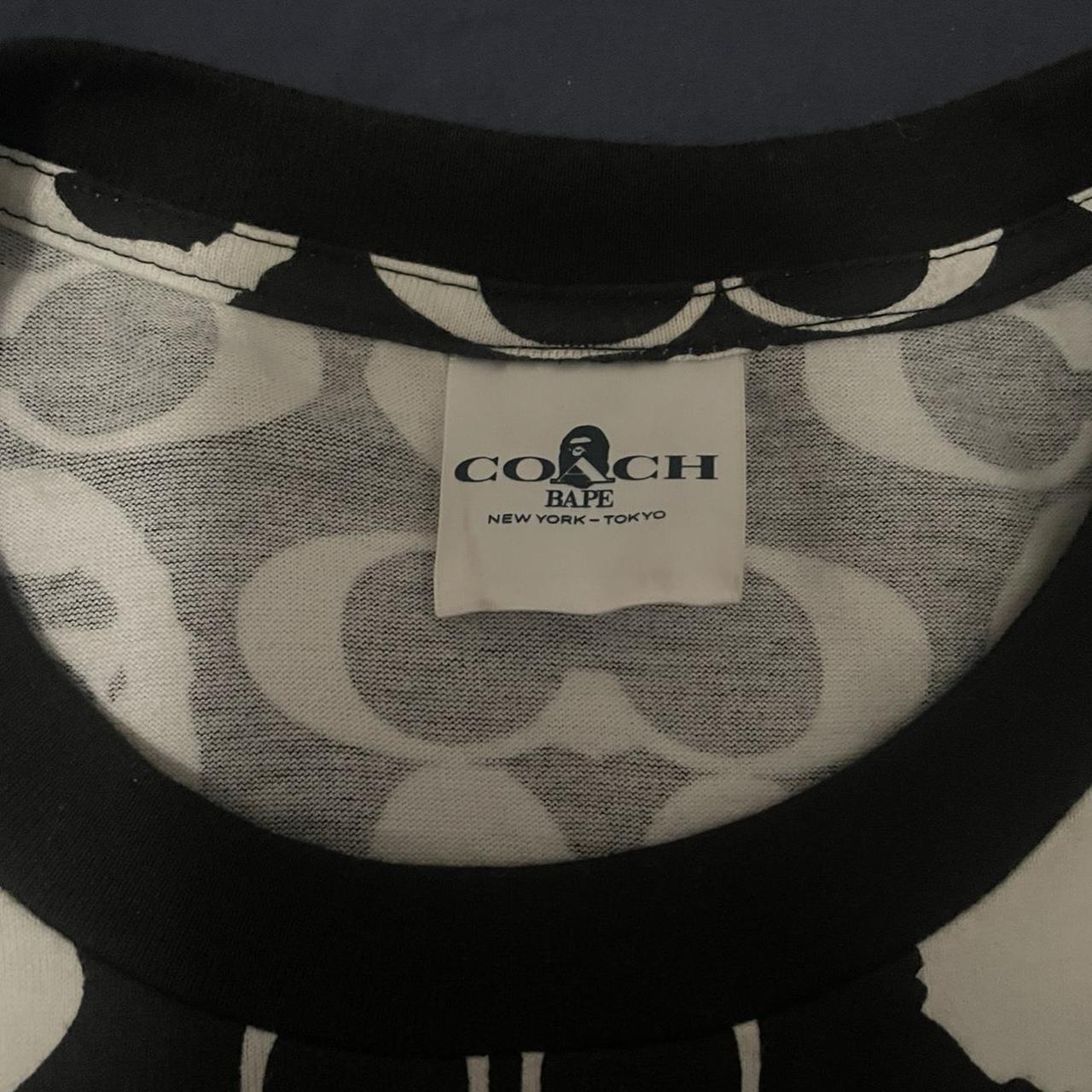 Bape Coach Collab Tee Worn Once *Very Rare* Size Medium - Depop