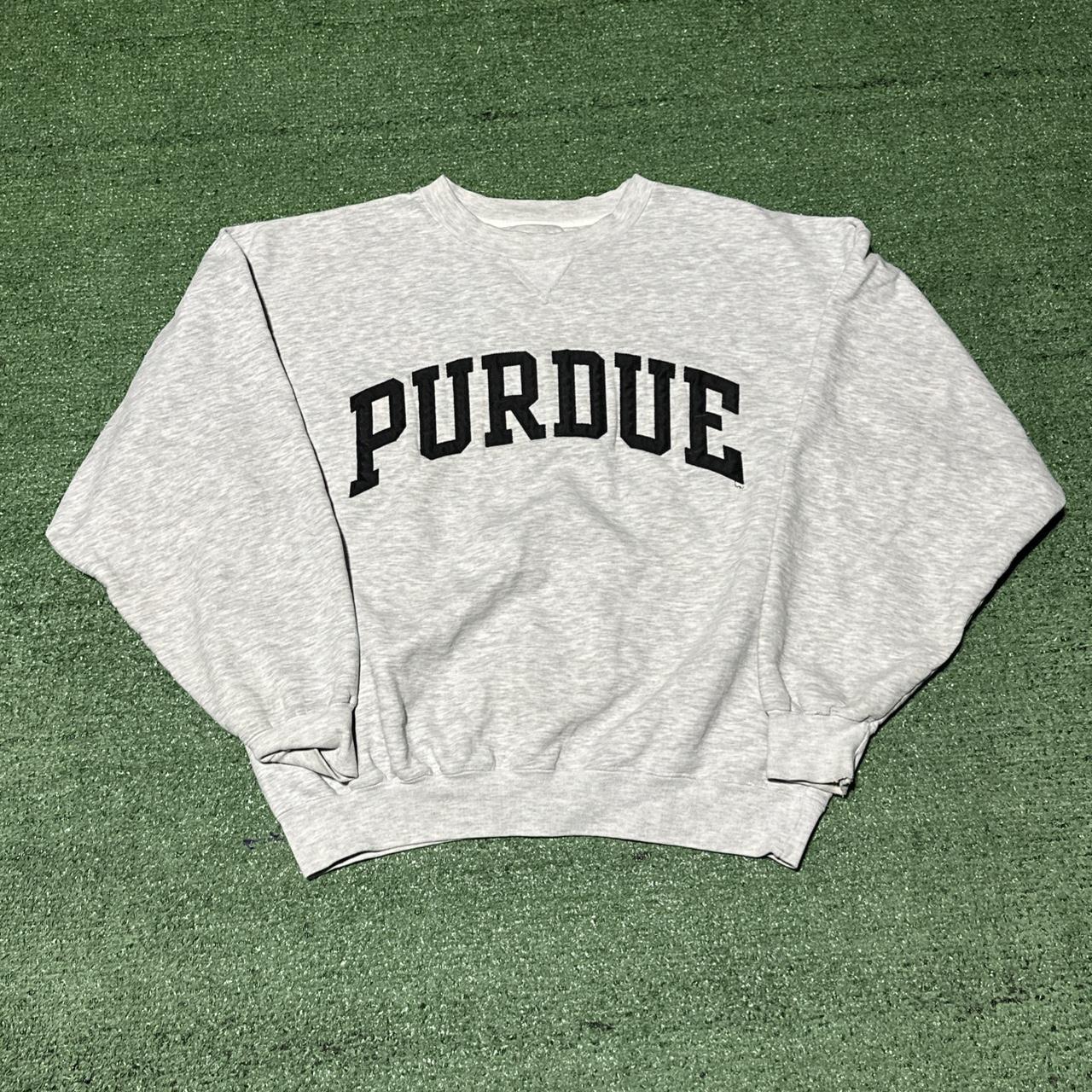 Vintage 90s Purdue university embroidered Spell out... | Depop
