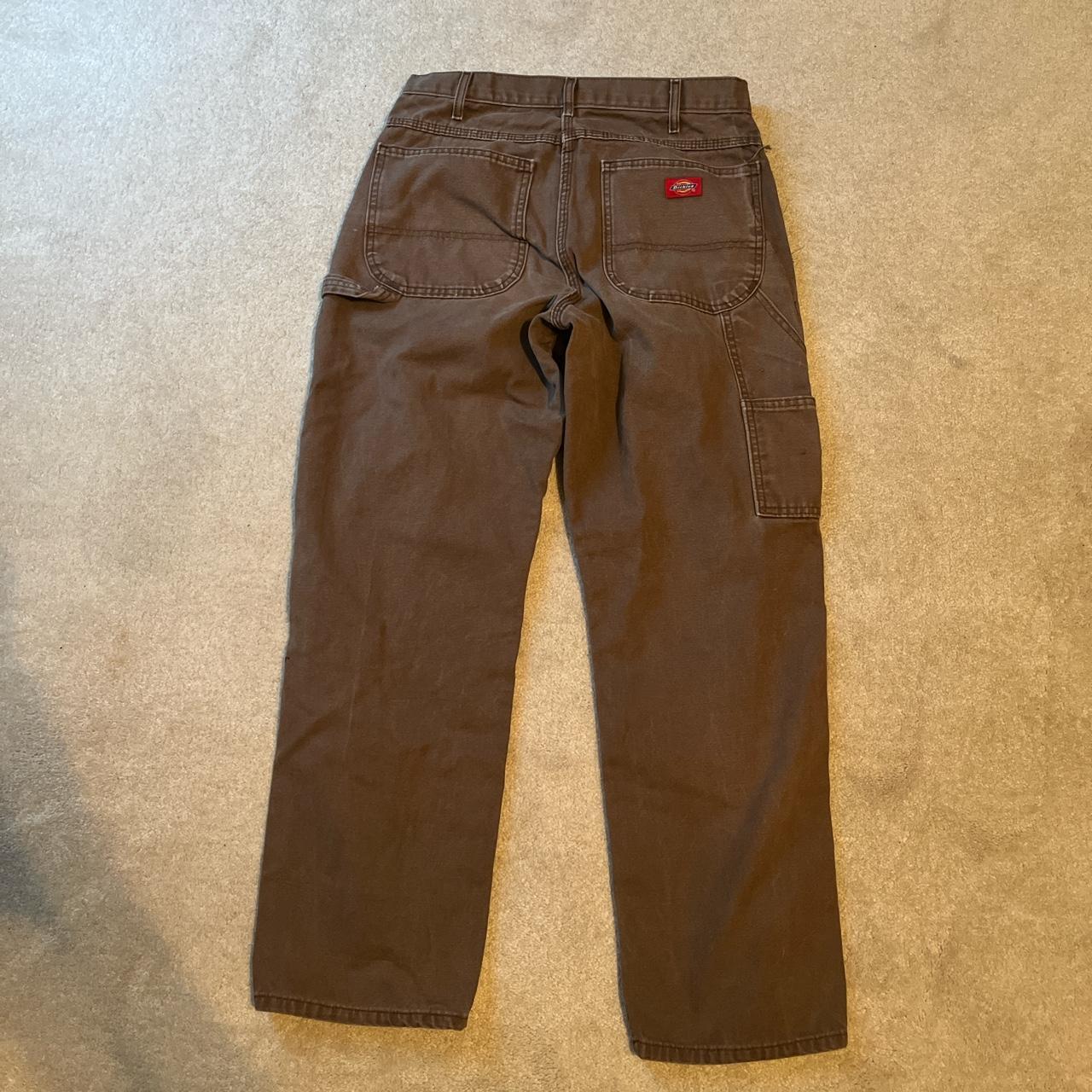 Brown Red-Tag Dickies Excellent condition with... - Depop