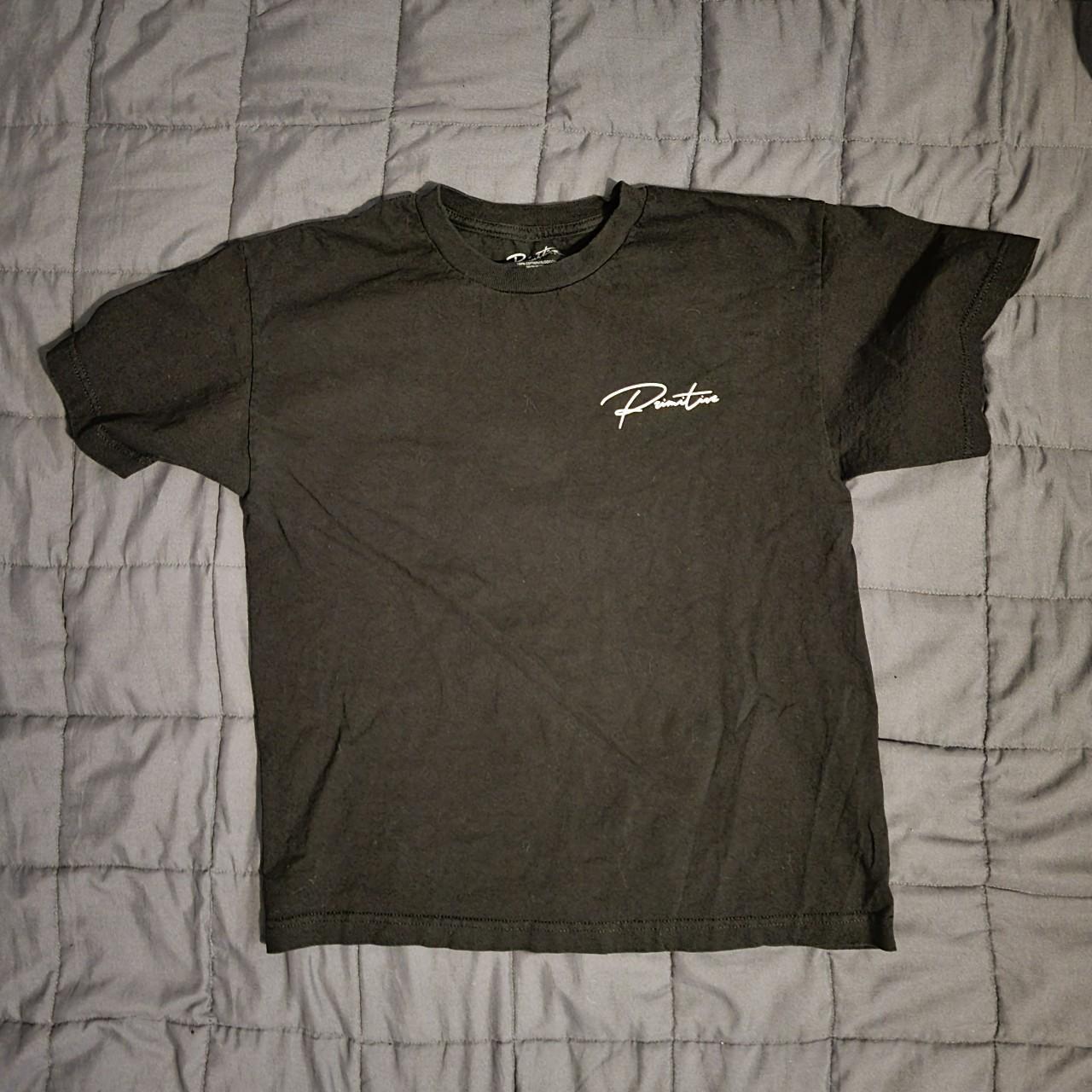 Primitive Men's Black and Red T-shirt | Depop