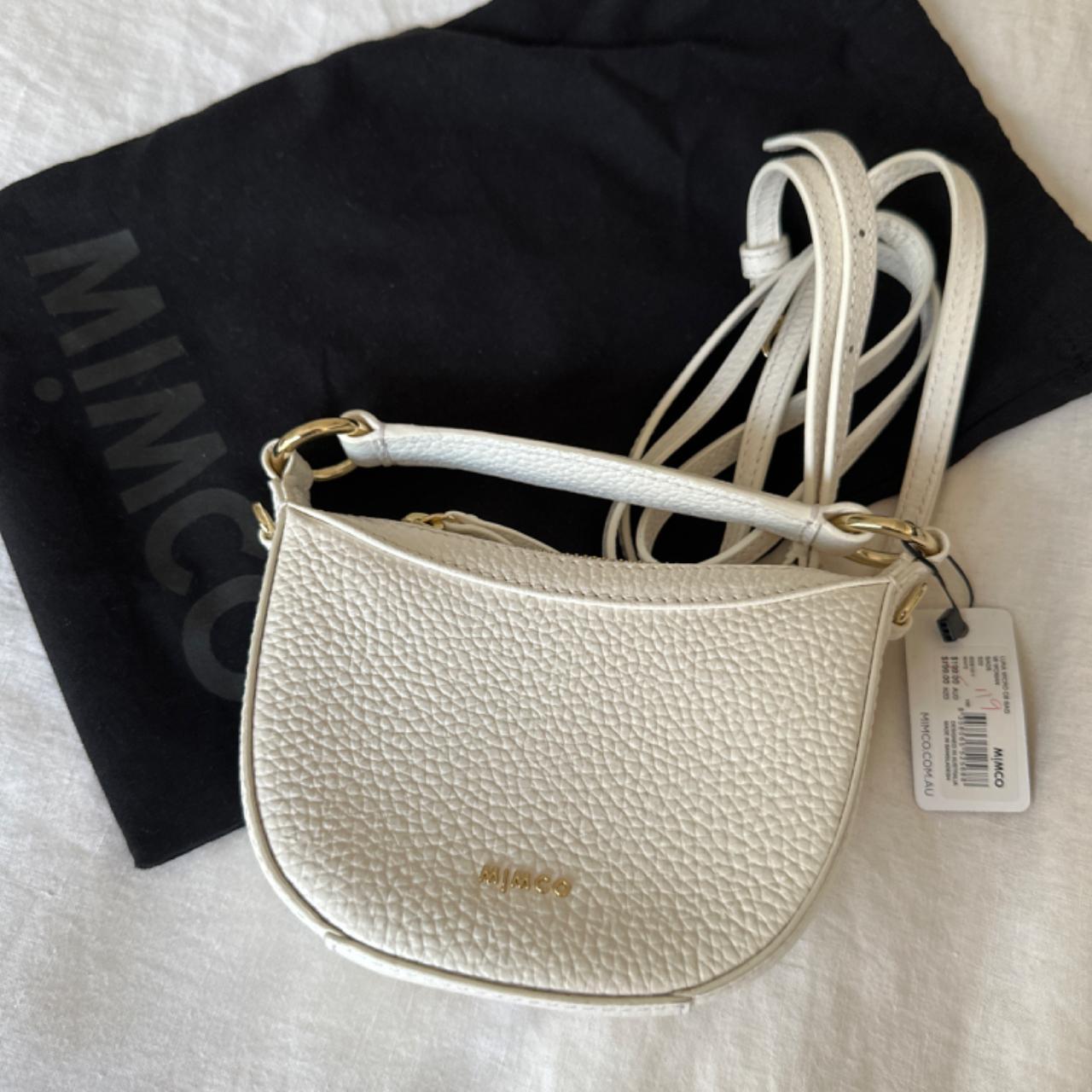Mimco Luna mini bag White Brand new Retails $199 - Depop