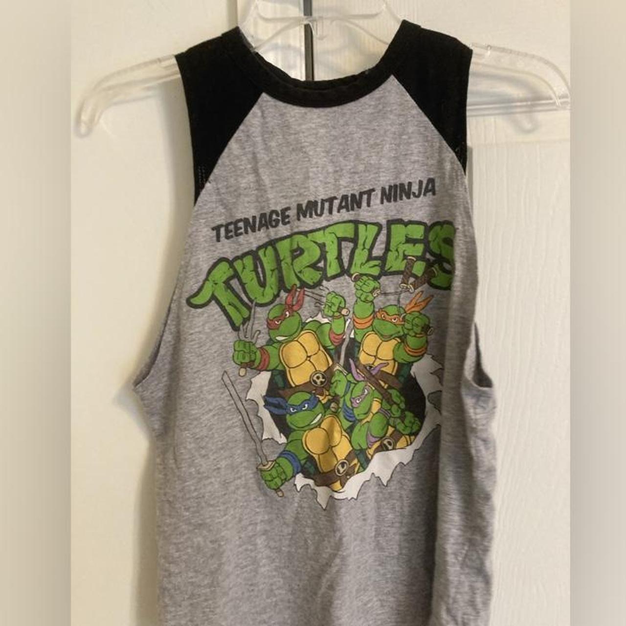Teenage mutant ninja turtles tank! Size xs but fits... - Depop