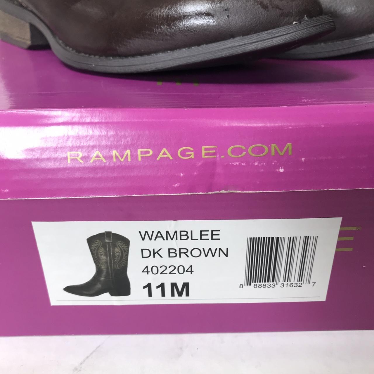 RAMPAGE Valiant Cowboy Boots Womens Sz 11 Point Toe... - Depop