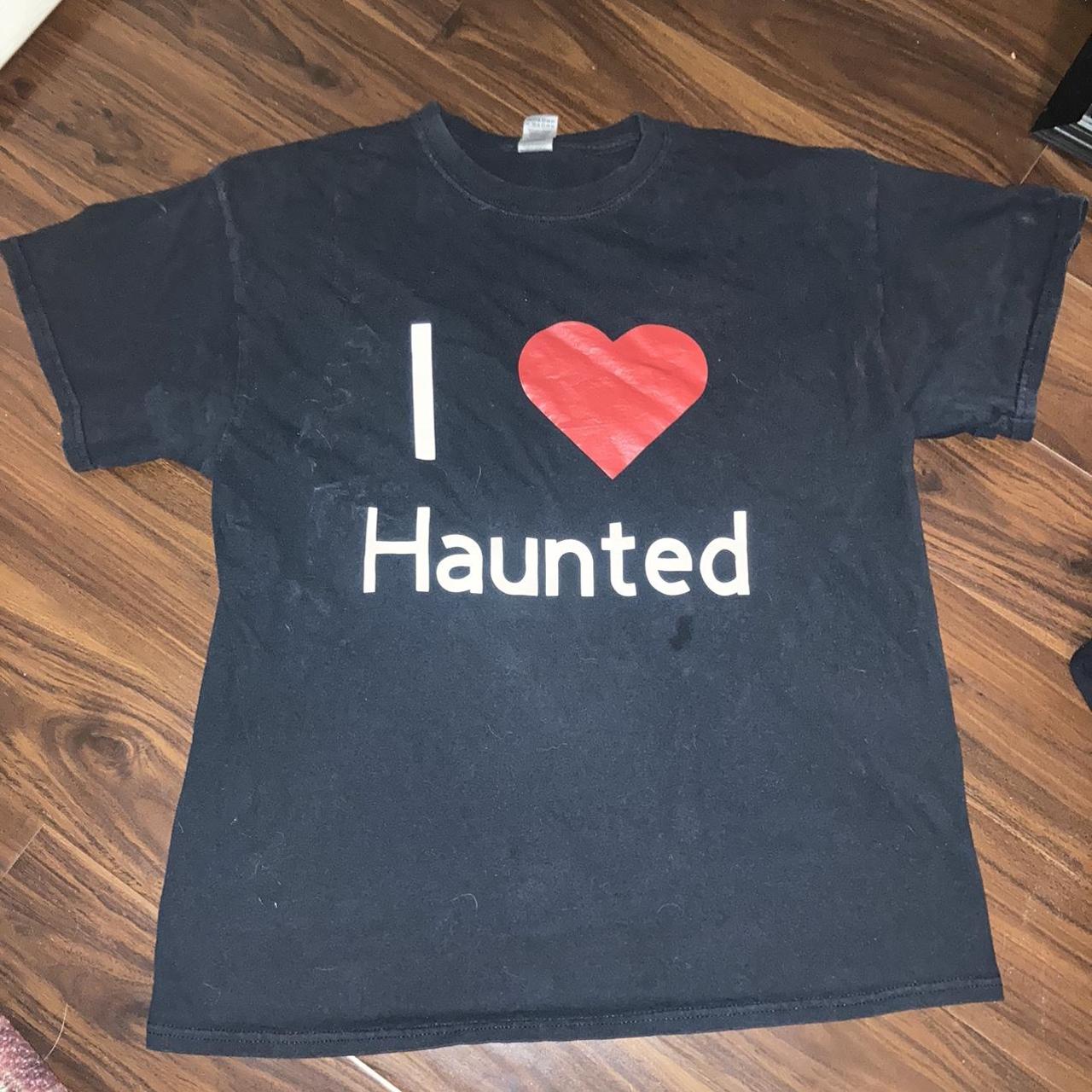 I LOVE HAUNTED Haunted mound merch Adult large On... - Depop