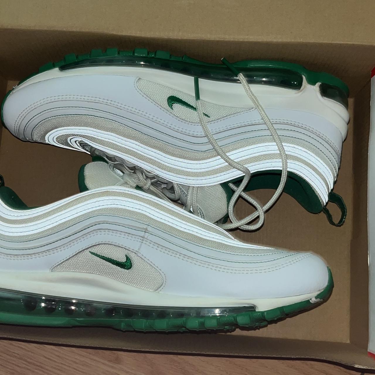 nike air max 97 pine green reflective - Depop