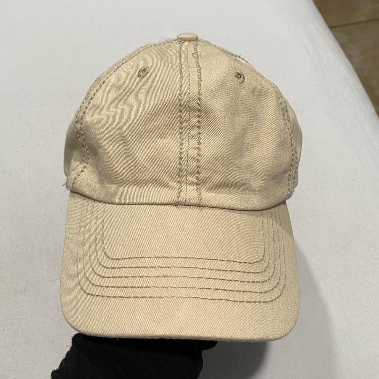Tan baseball cap size M - Depop