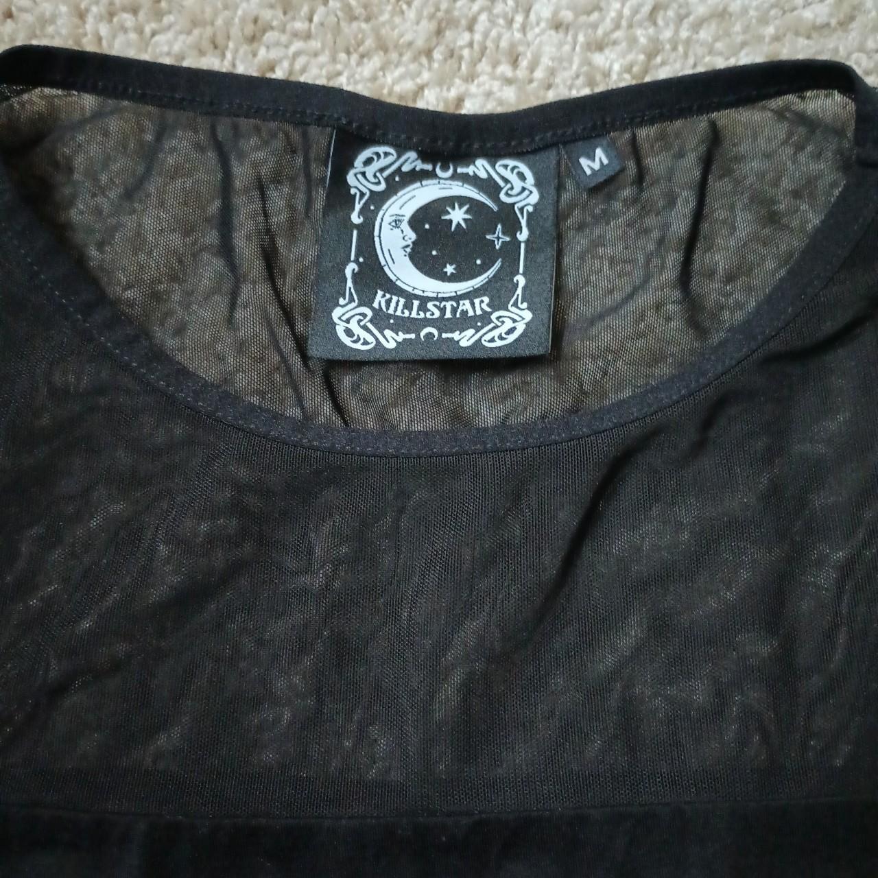 Very unique Killstar mesh top only worn a few times... - Depop