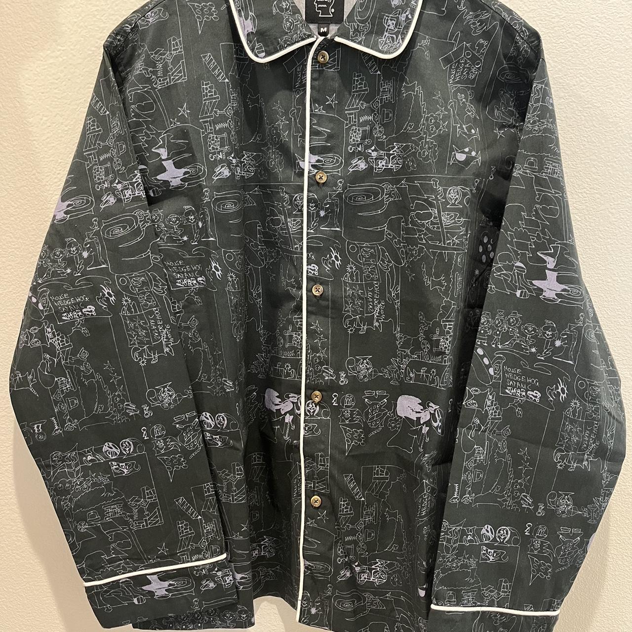 Brain dead pajama set size M both top and bottom - Depop