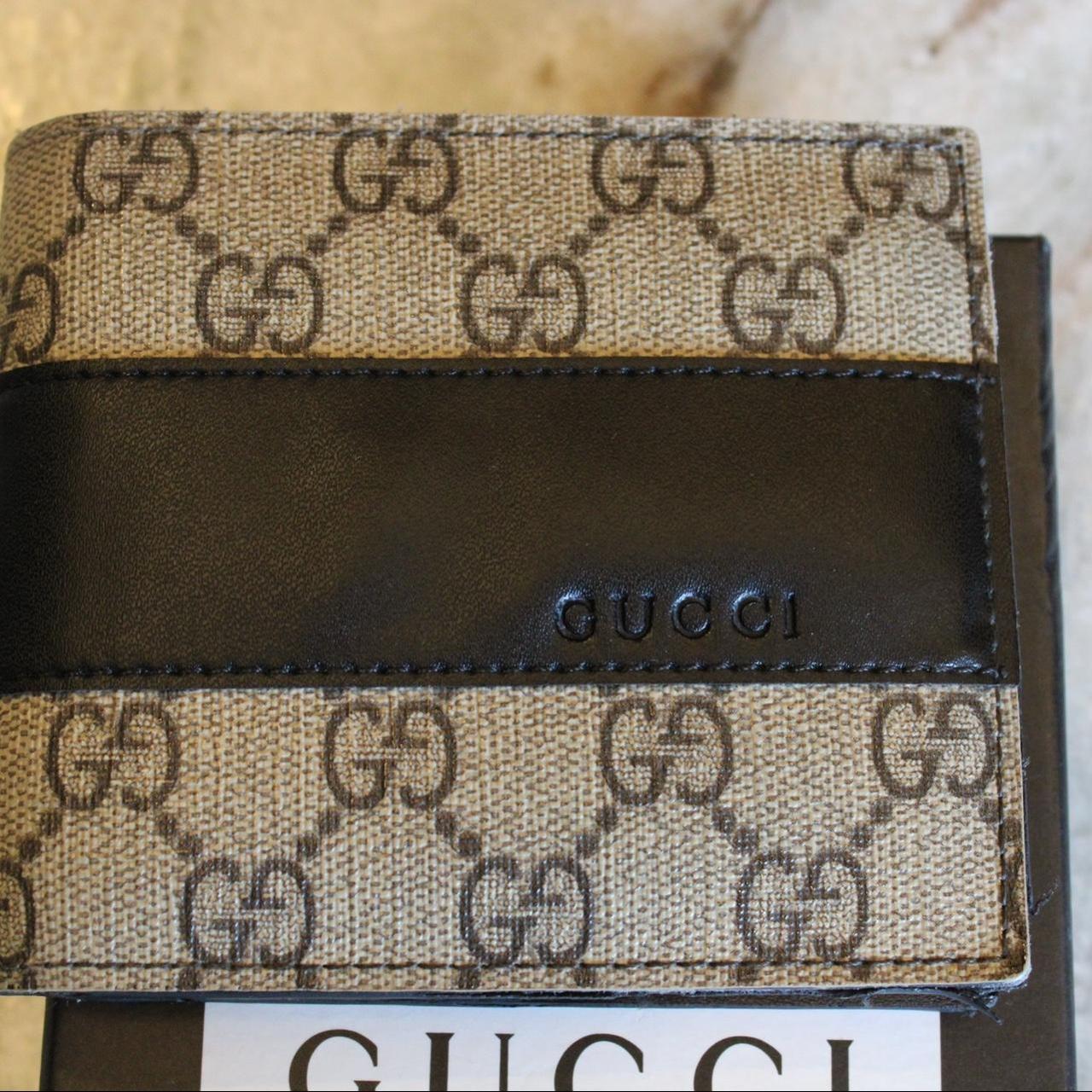 Gucci Wallet -GG Supreme Wallet- Made in Italy Used... - Depop