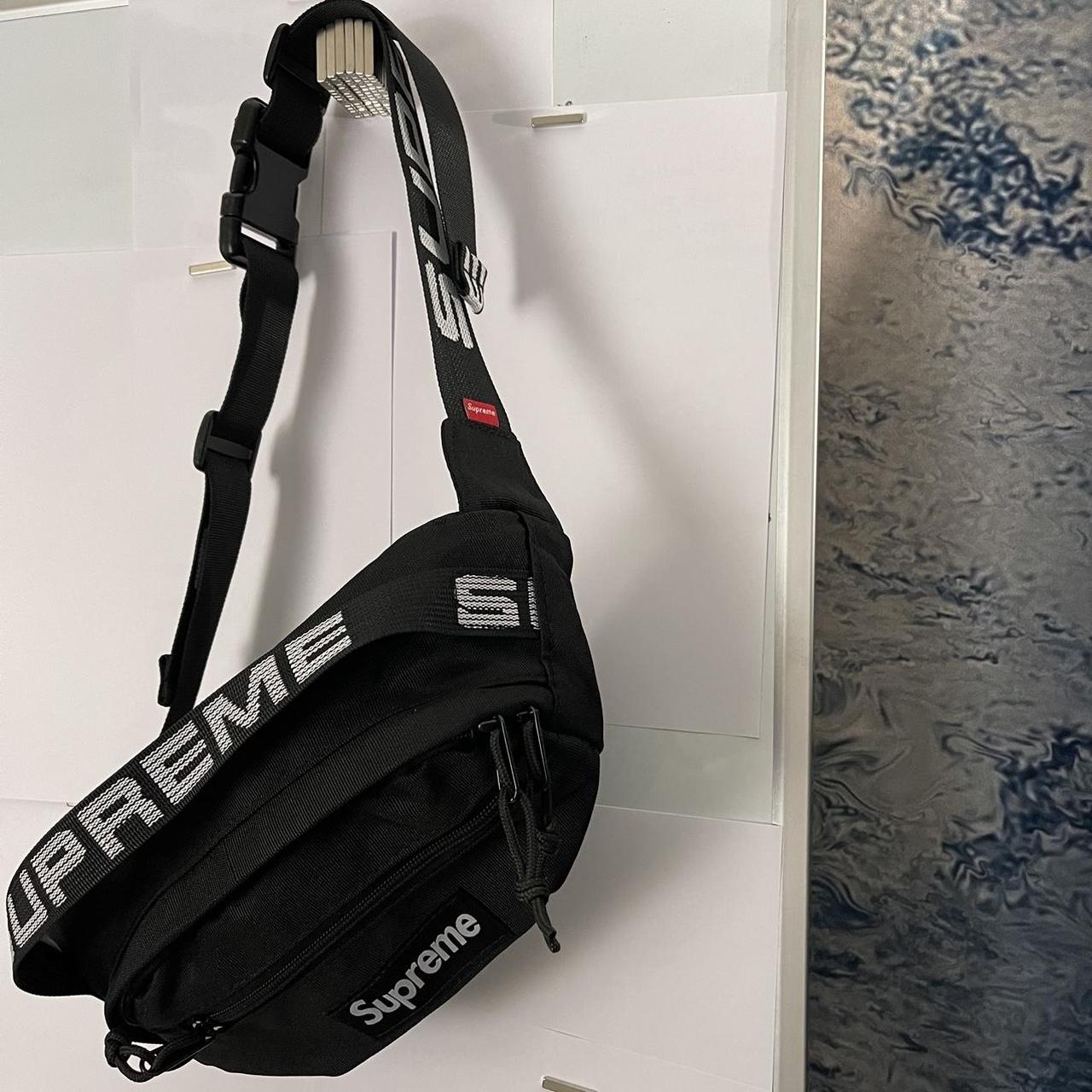 Big Black Supreme Fanny Pack #Black #Supreme #Bag... - Depop