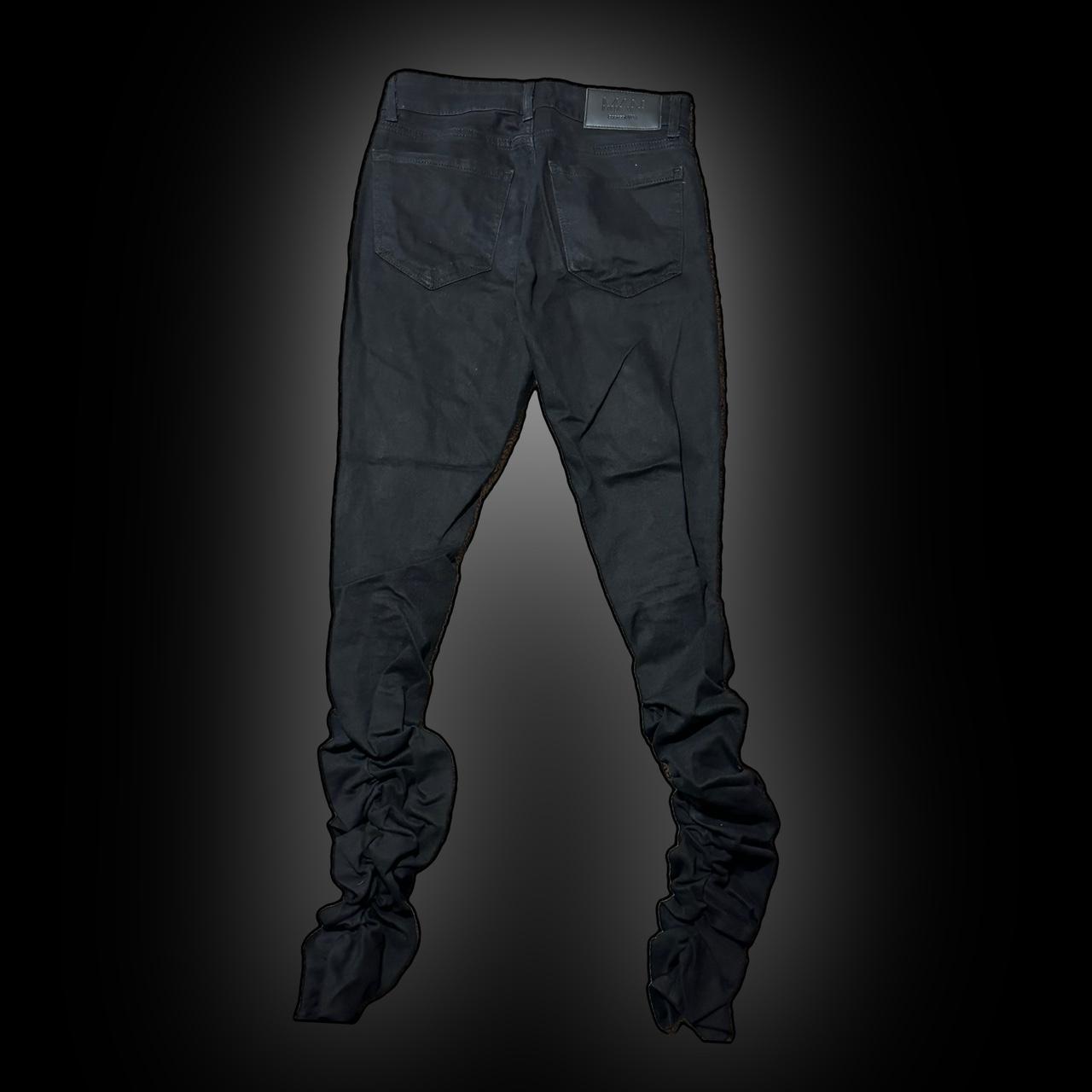 Scrunched bottom skinny jeans - Depop