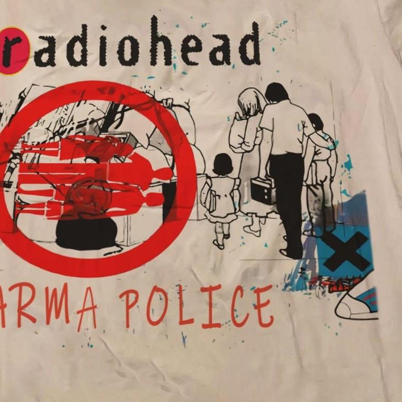 radiohead karma police t shirt brand new heavy... | Depop