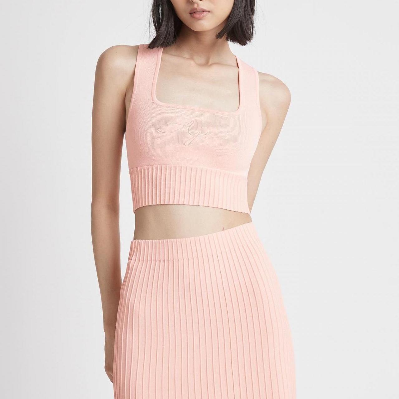 AJE Originally $110 Crepe knit cropped top... - Depop