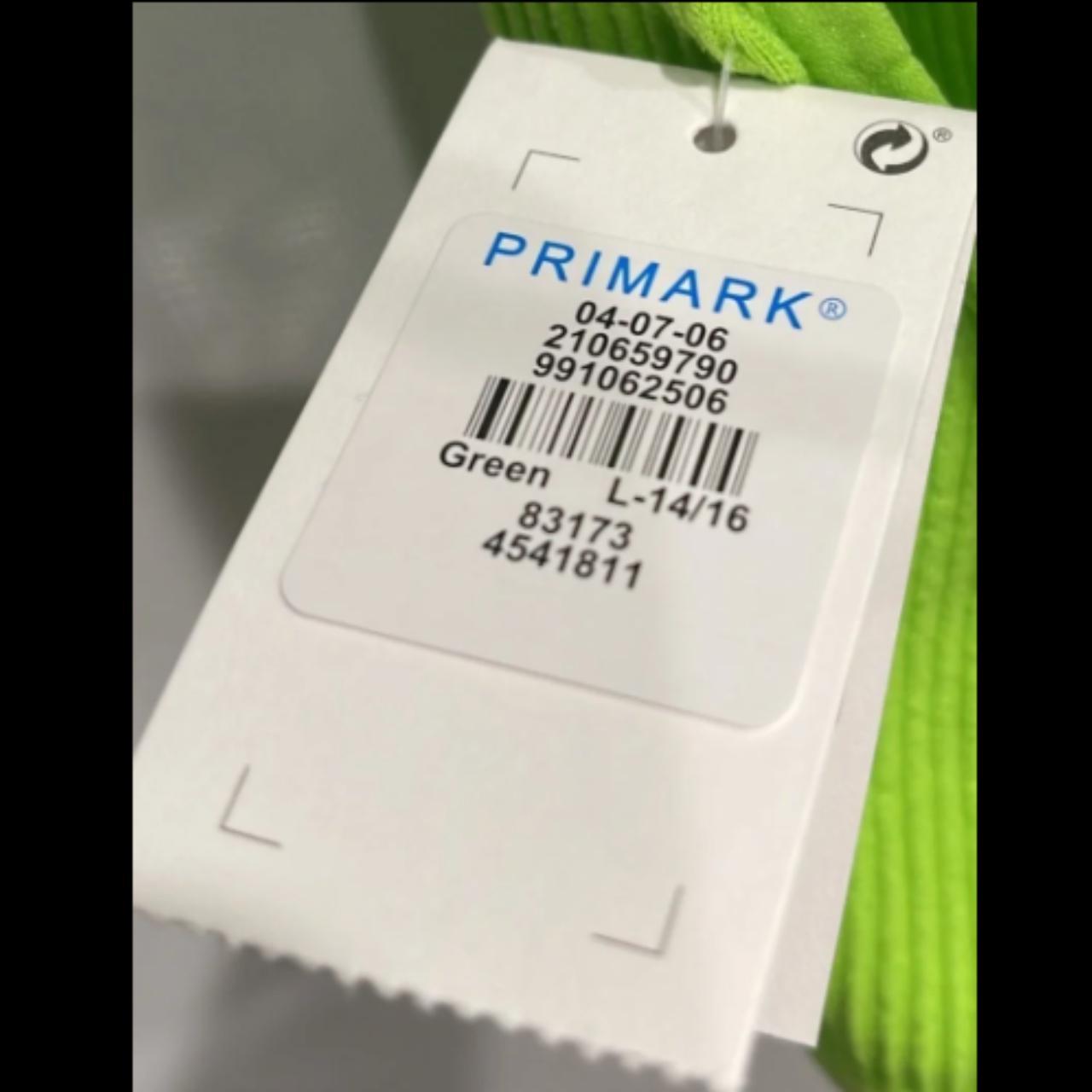 Brand New Bikini with Tags Lime Green Thong-Swim... - Depop